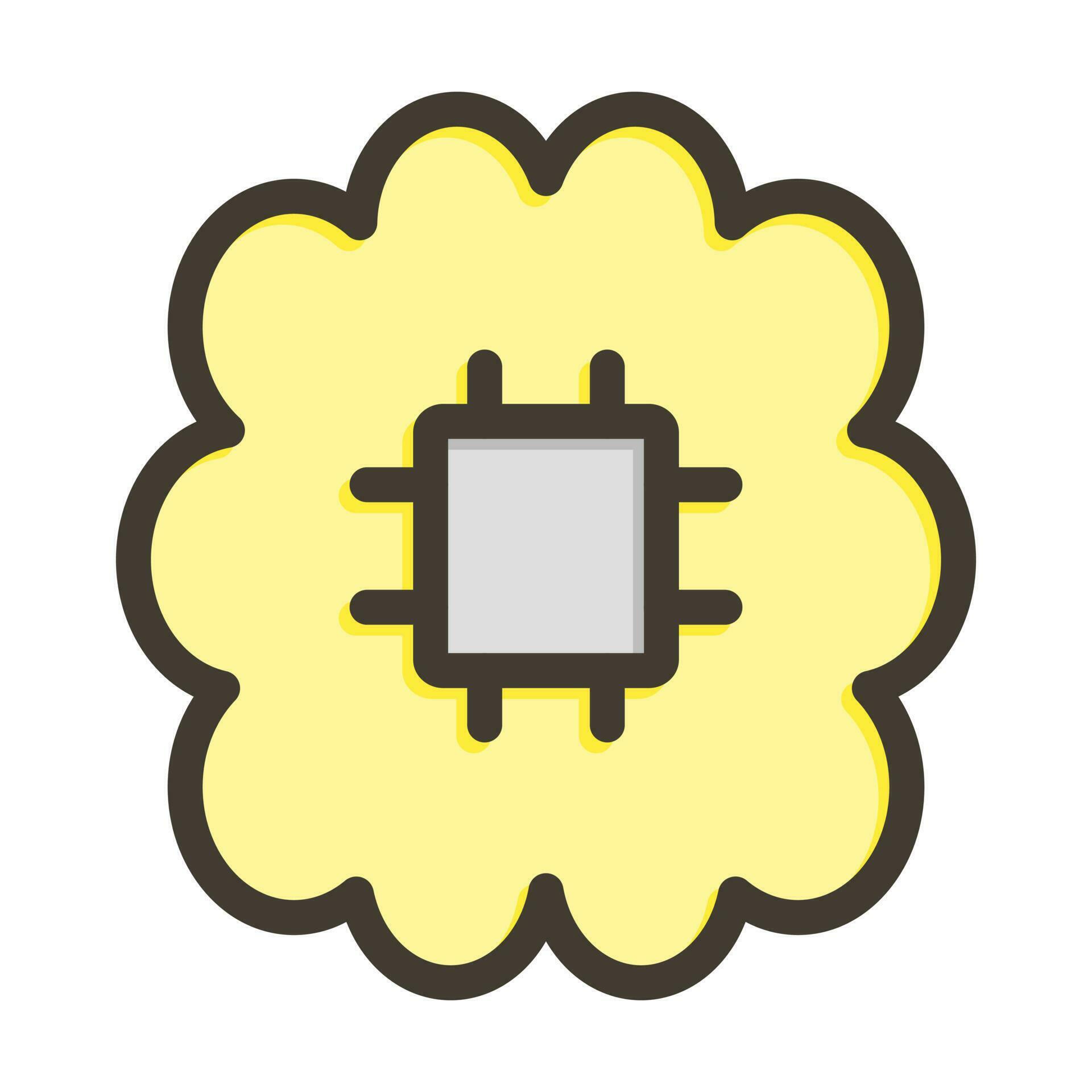 Machine Learning Vector Thick Line Filled Colors Icon Design 24090956 Vector Art At Vecteezy