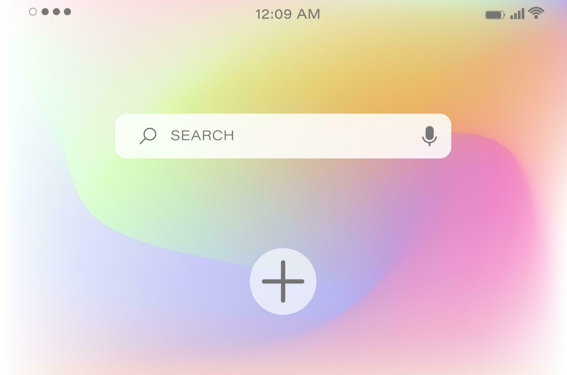tablet search engine system screen template 24091116 Vector Art at Vecteezy