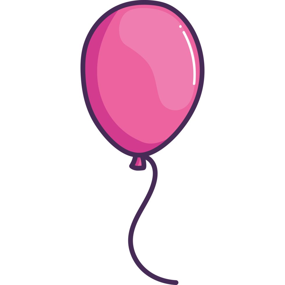 Pink Balloon Helium Floating 24091578 Png