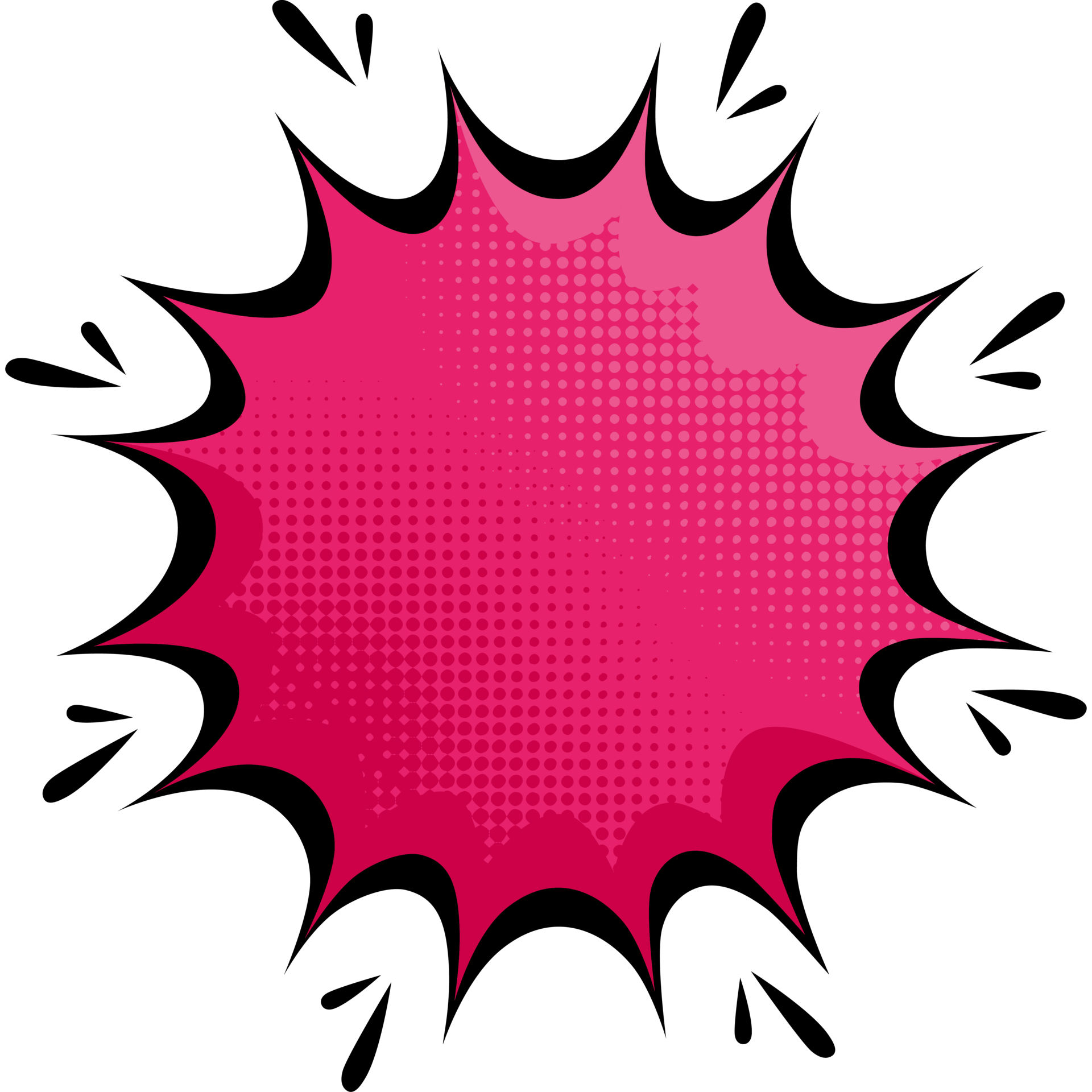 pink splash pop art style 24091592 PNG