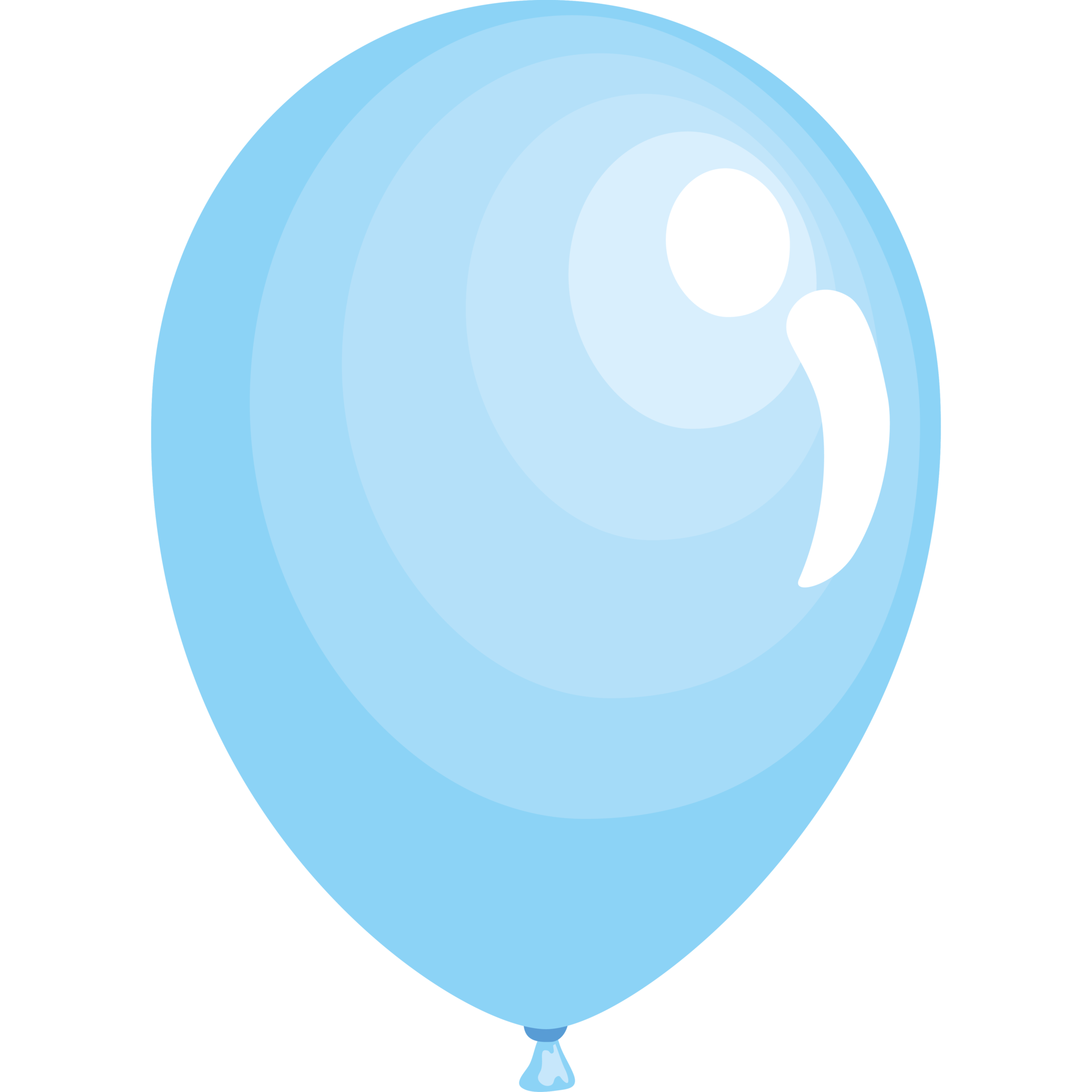 Blue Balloon Helium Floating 24091695 Png