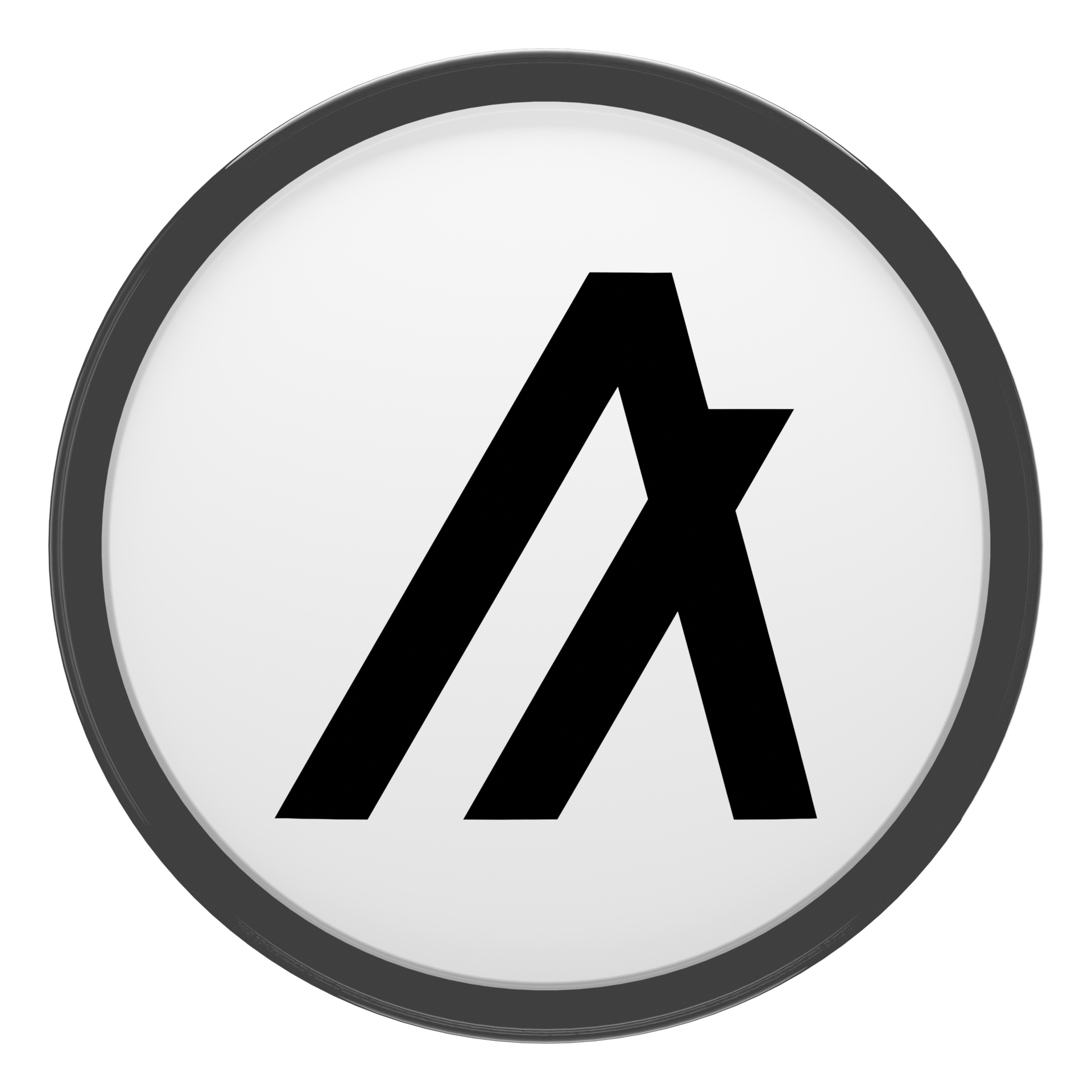 Algorand Algo Glass Crypto Coin 3d Illustration 24092577 Png