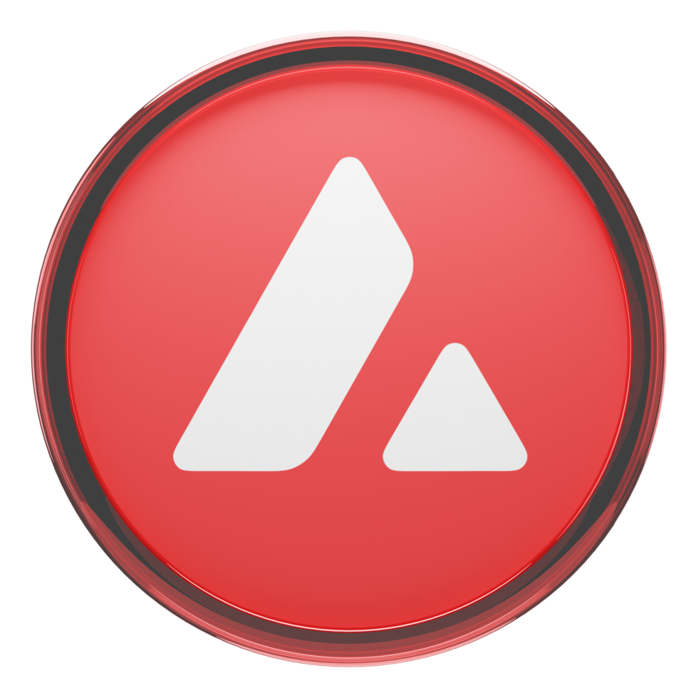 Avalanche ,AVAX Glass Crypto Coin 3D Illustration 24092645 PNG Avalanche ,AVAX Glass Crypto Coin 3D Illustration 24092645 PNG