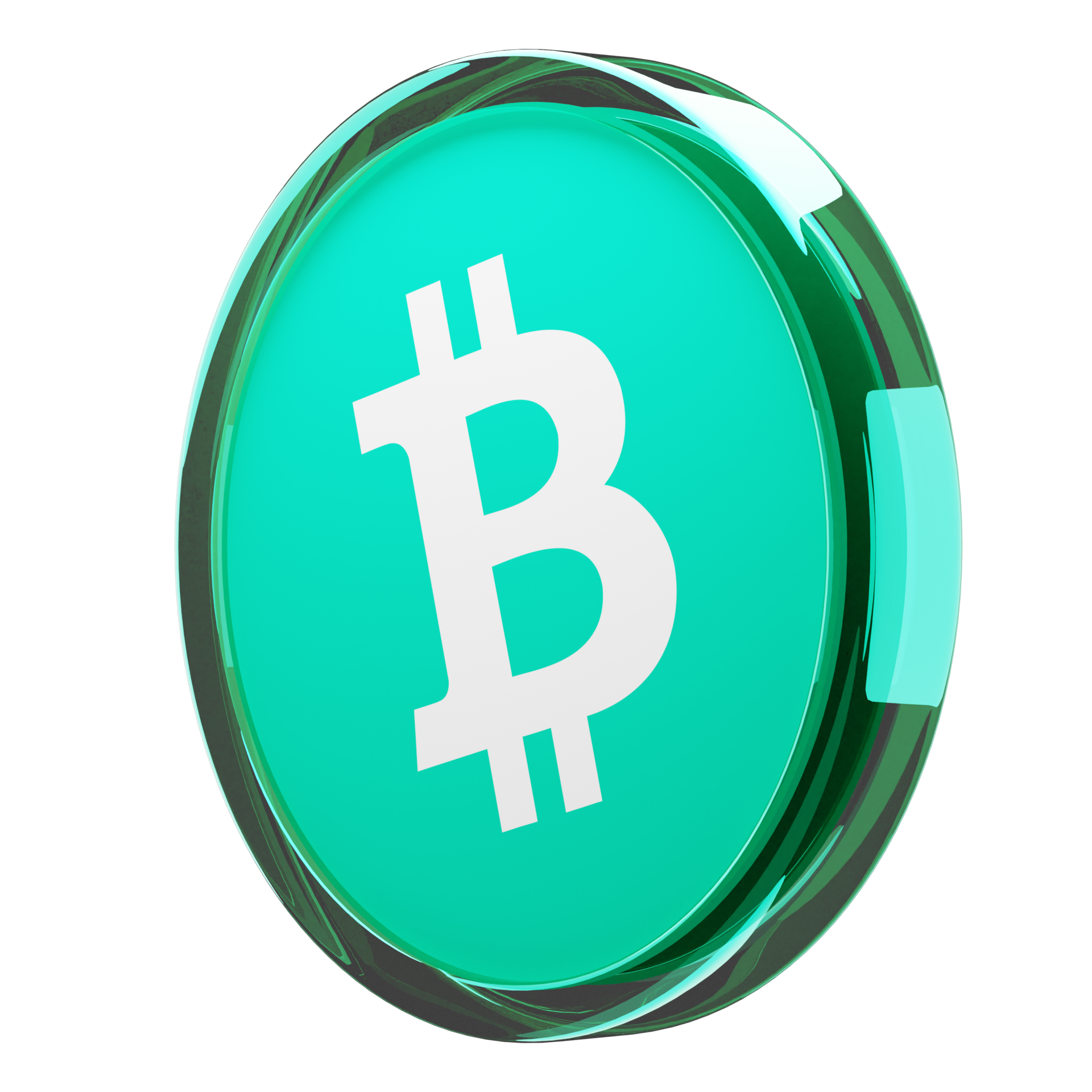 Bitcoin Cash ,BCH Glass Crypto Coin 3D Illustration 24092711 PNG Bitcoin Cash ,BCH Glass Crypto Coin 3D Illustration 24092711 PNG