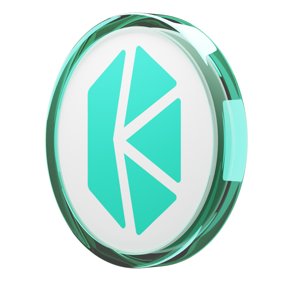 Kyber Network Crystal v2 ,KNC Glass Crypto Coin 3D Illustration ... Kyber Network Crystal v2 ,KNC Glass Crypto Coin 3D Illustration ...