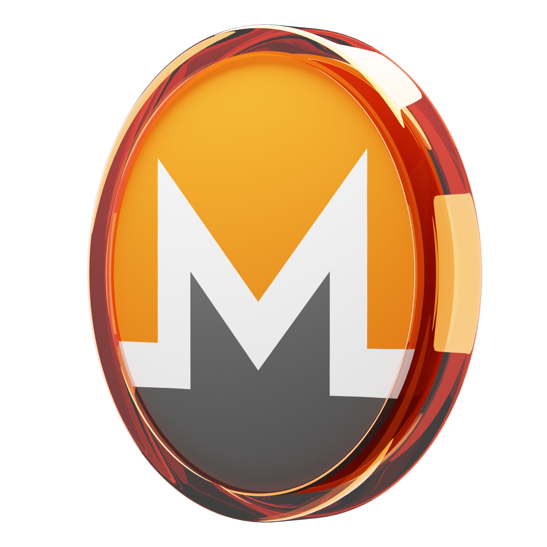 Monero ,XMR Glass Crypto Coin 3D Illustration 24093123 PNG Monero ,XMR Glass Crypto Coin 3D Illustration 24093123 PNG