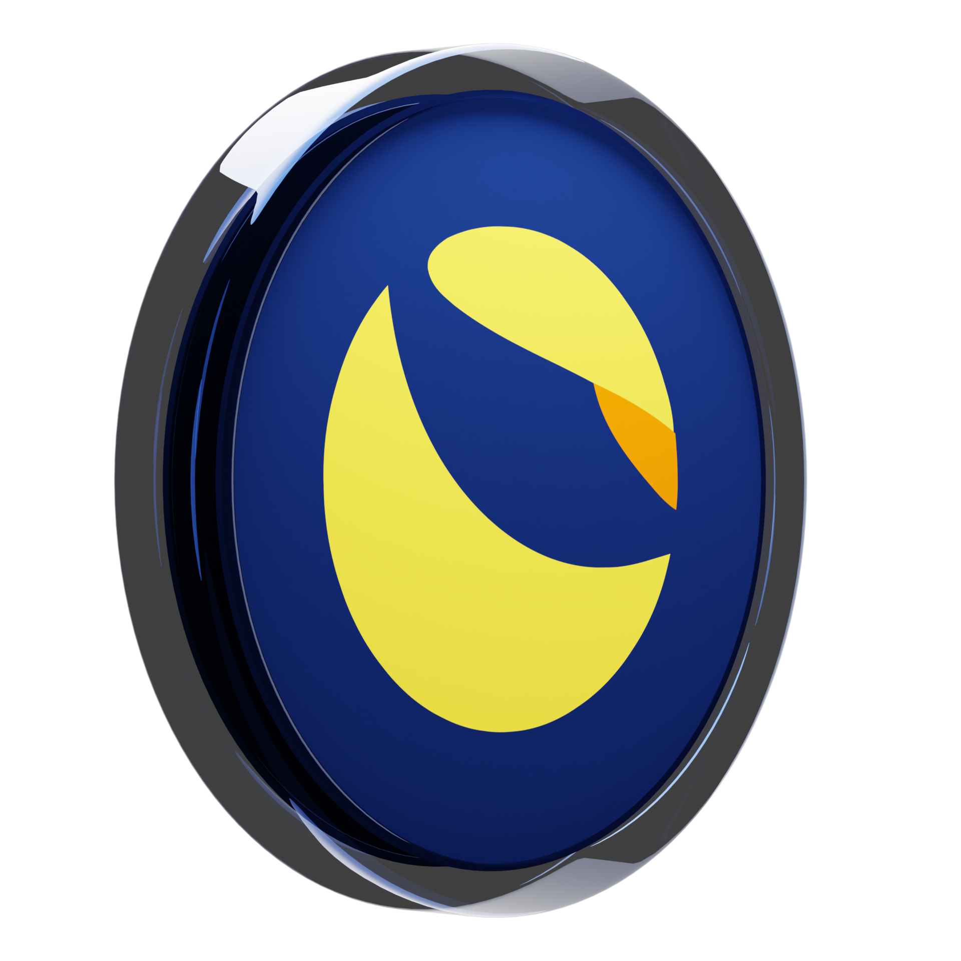 Terra Classic ,LUNC Glass Crypto Coin 3D Illustration 24093399 PNG Terra Classic ,LUNC Glass Crypto Coin 3D Illustration 24093399 PNG
