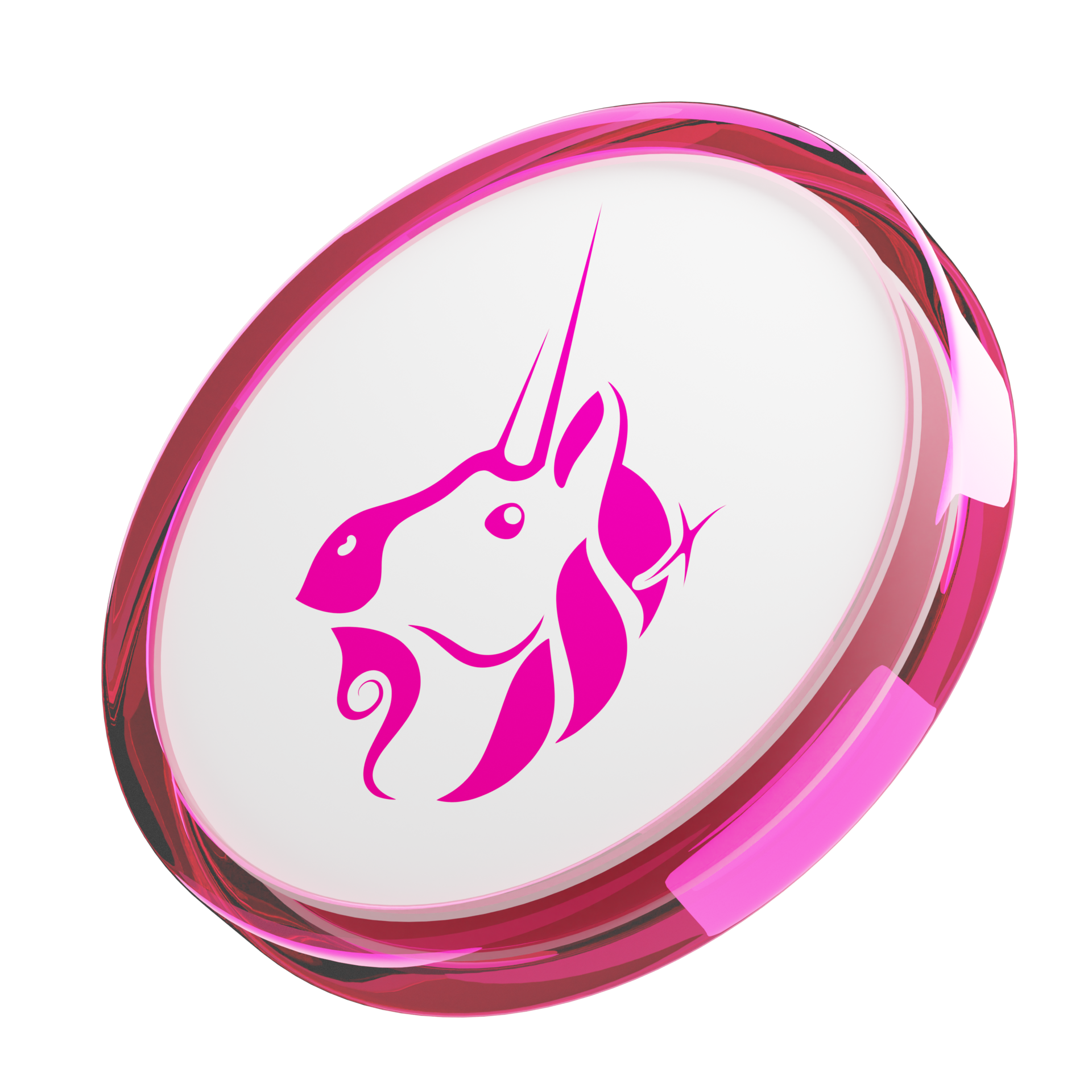 Uniswap ,UNI Glass Crypto Coin 3D Illustration 24093480 PNG Uniswap ,UNI Glass Crypto Coin 3D Illustration 24093480 PNG