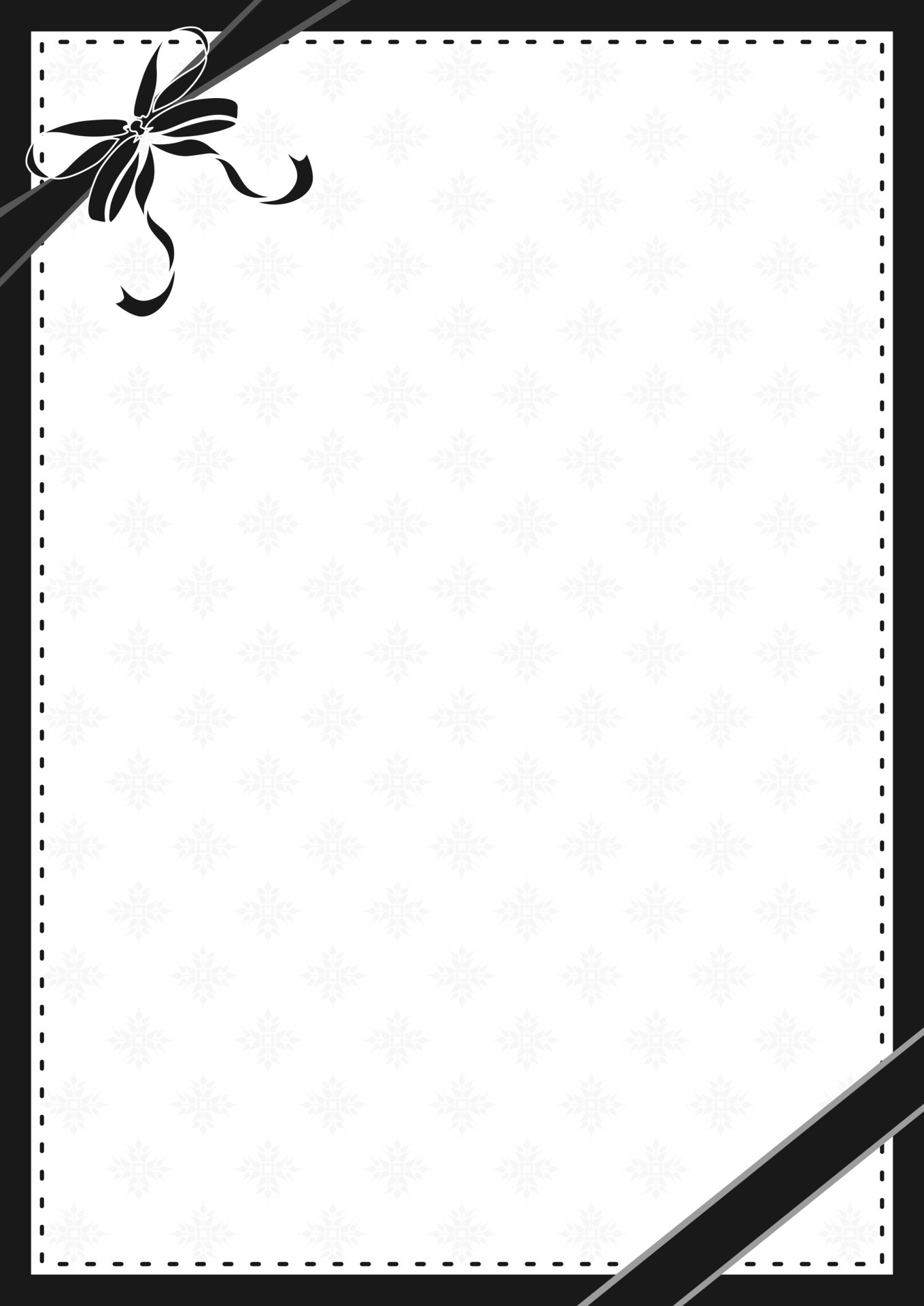 Vector - Border or frame with black ribbon. Rest in peace. End of life ...