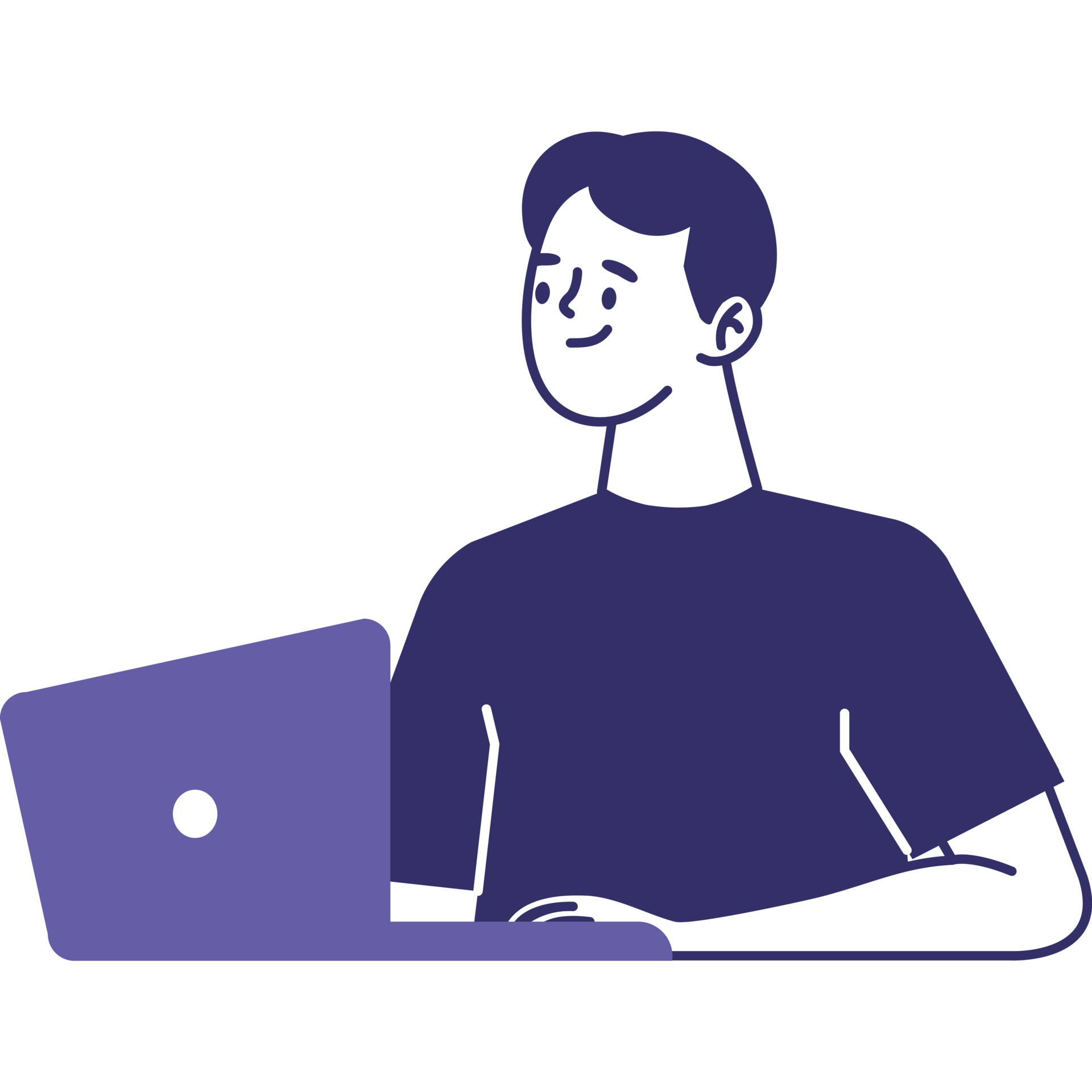 man using laptop 24096951 PNG