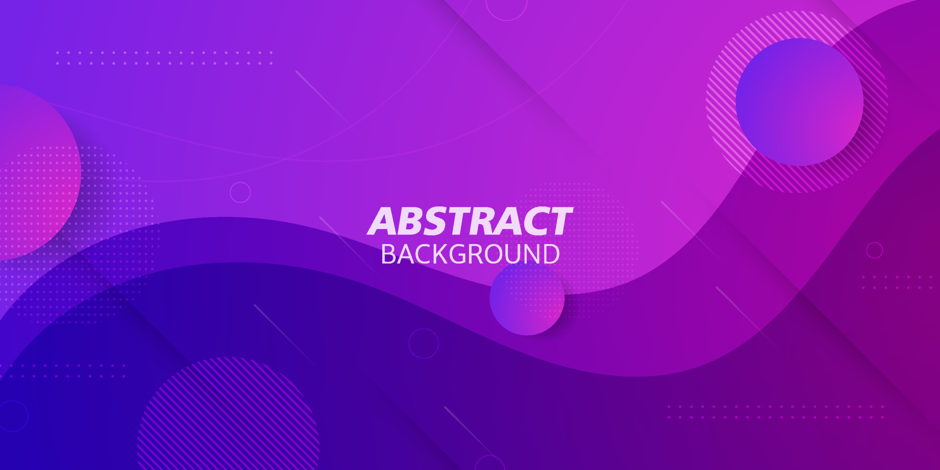 Minimal purple abstract background wave design vector for banner cover ...