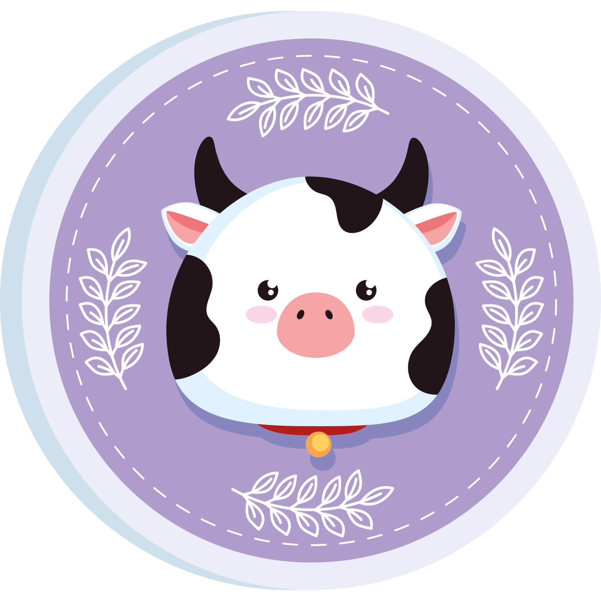 Cute Cow Animal 24097602 PNG cute-cow-animal-24097602-png