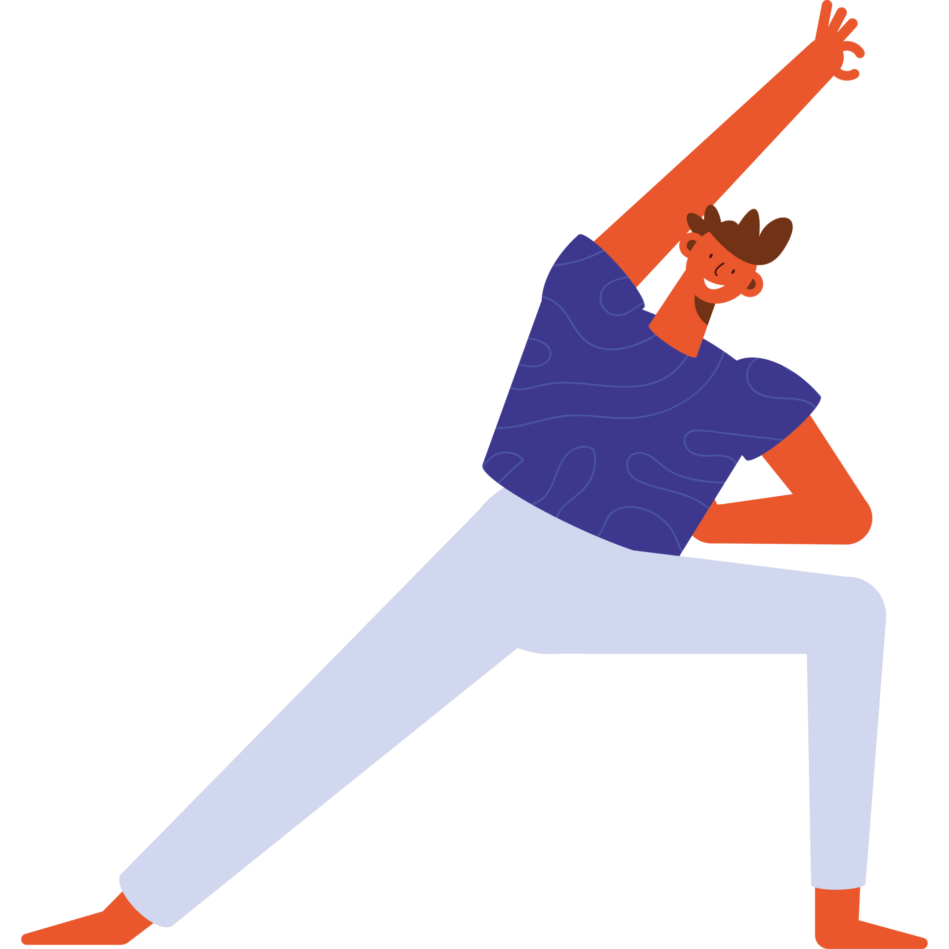 Happy Man Practicing Yoga 24099189 Png
