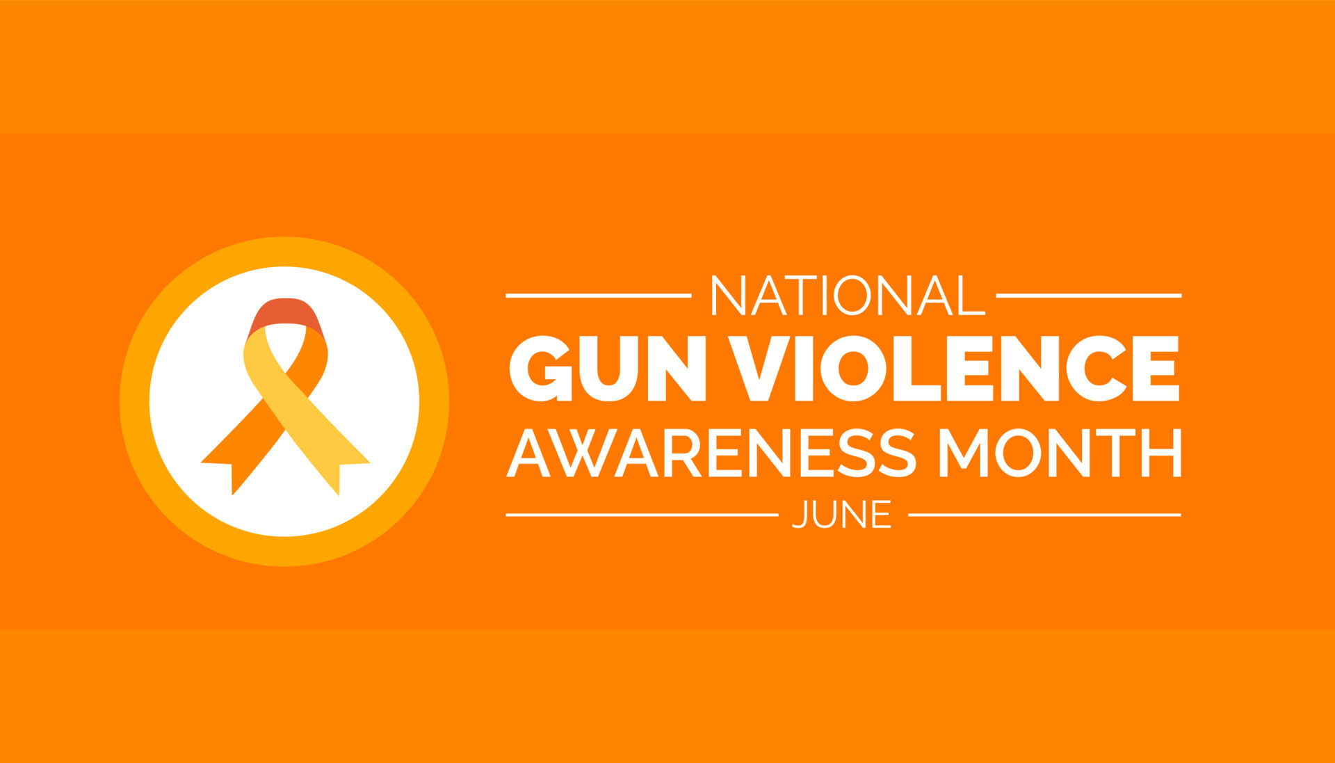 Gun Violence Awareness Month Background Or Banner Design Template