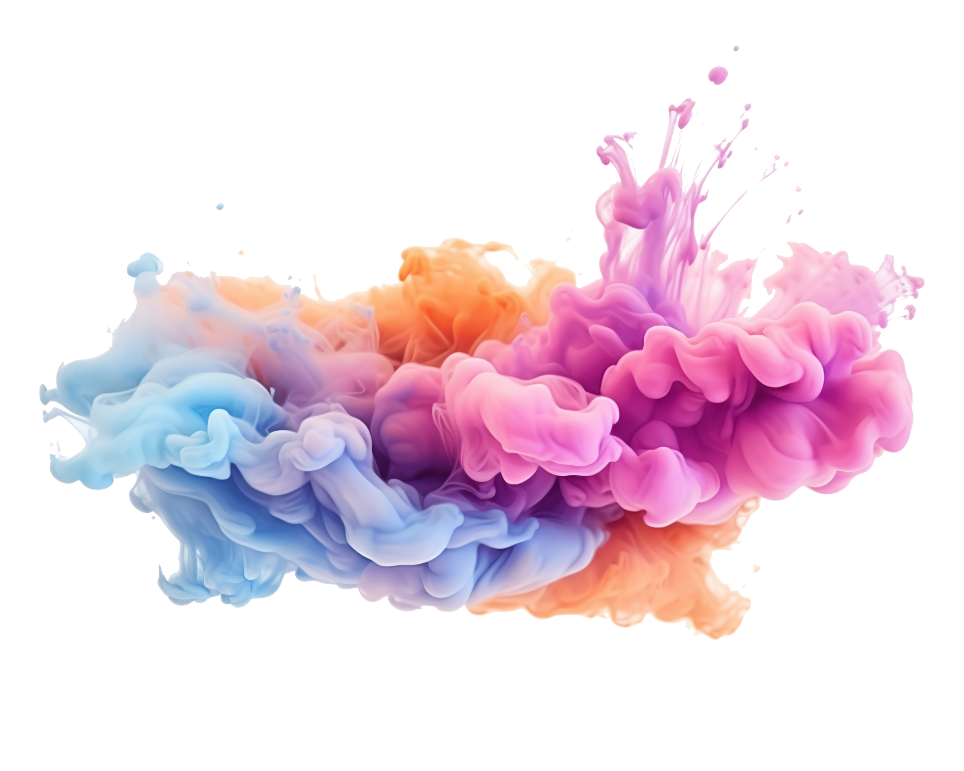 Abstract colorful pastel color cloud on transparent background ... Abstract colorful pastel color cloud on transparent background ...