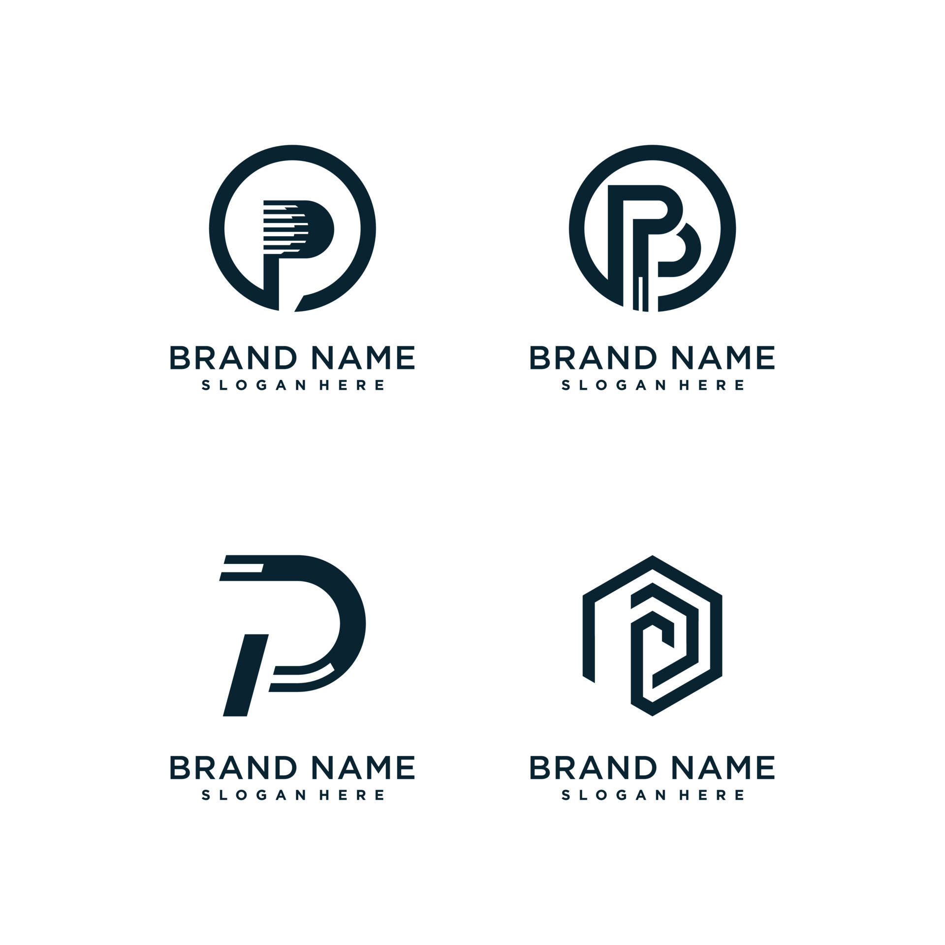letter P logo design vector with modern creative style concept 24104196 Vector Art at Vecteezy
