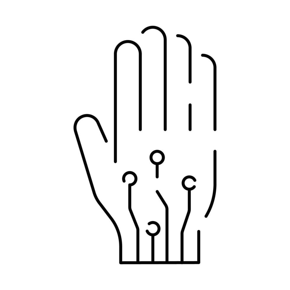 Artificial Intelligence Related Vector Line Icon. Contains such Icons ...