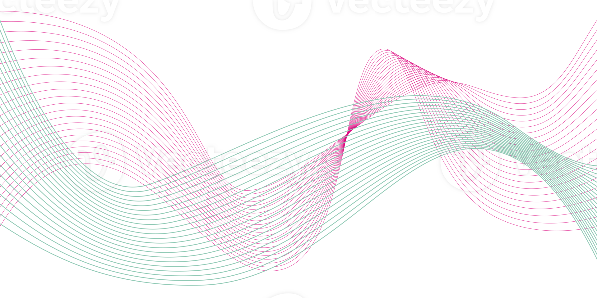 Beautiful abstract wave line technology background 24107770 PNG