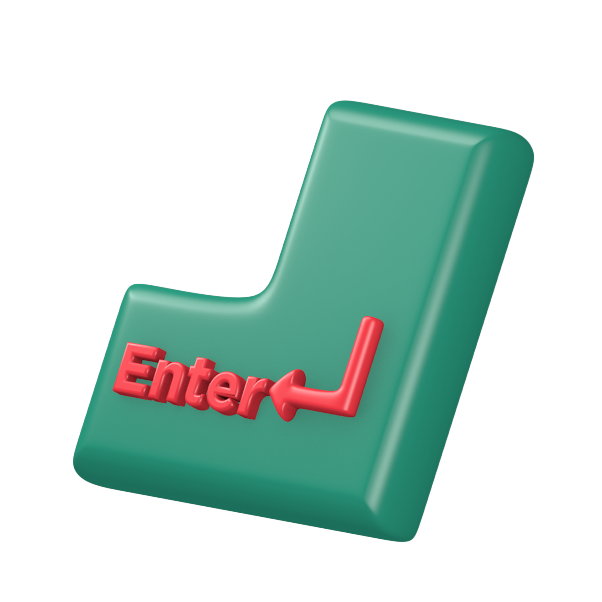 Enter Button 3d cute shop customer icon for social media post 24108660 PNG