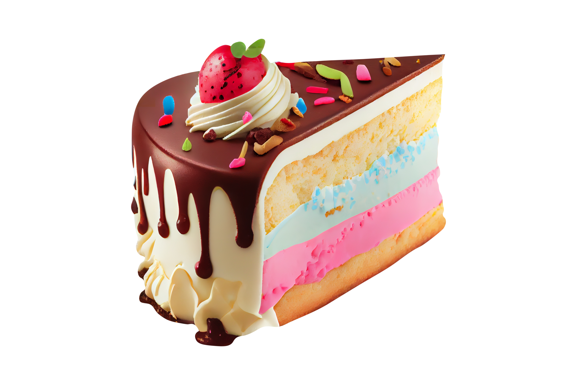 Chocolate Ice Cream Cake Wallpaper