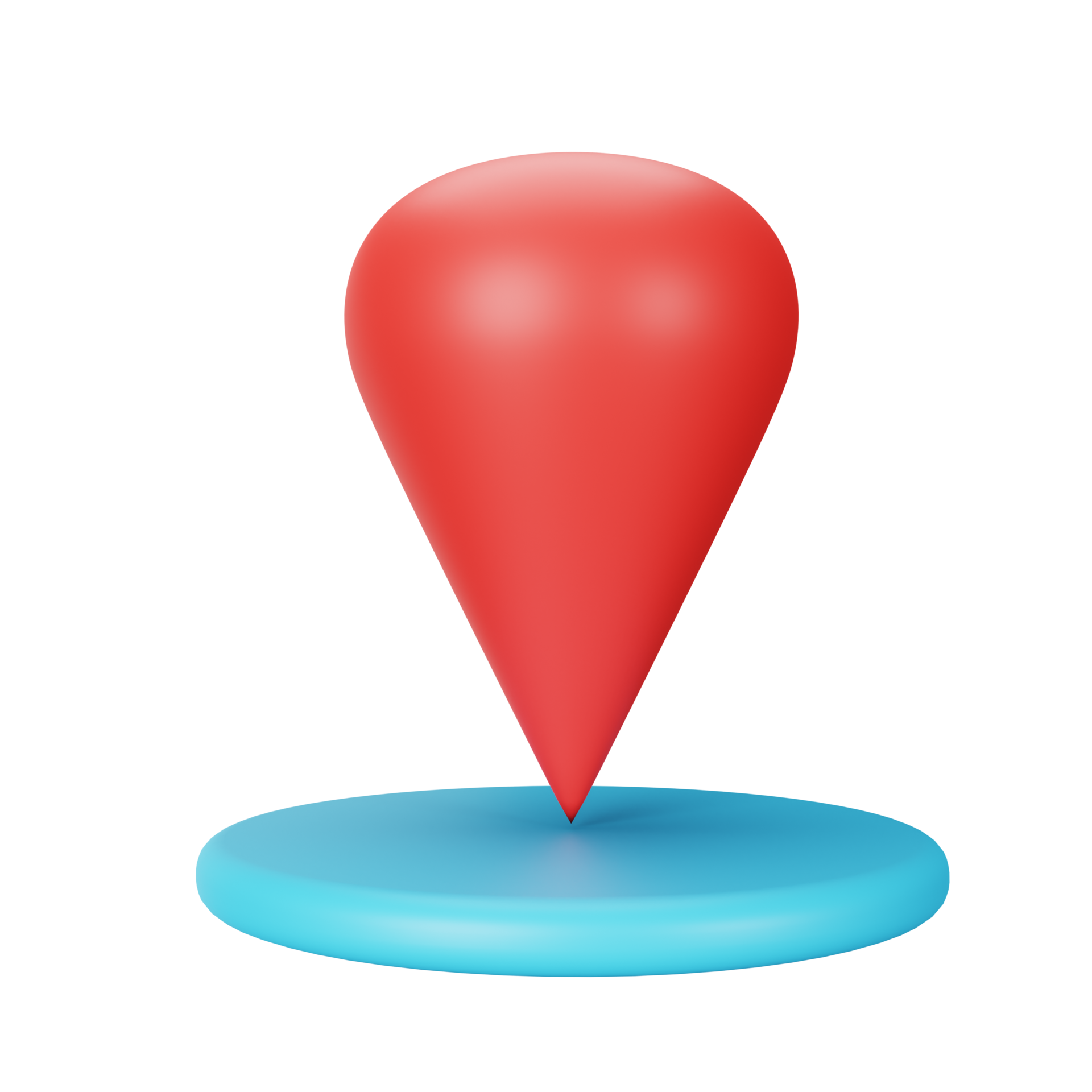 3d icon gps isolated on transparent background 24109163 PNG