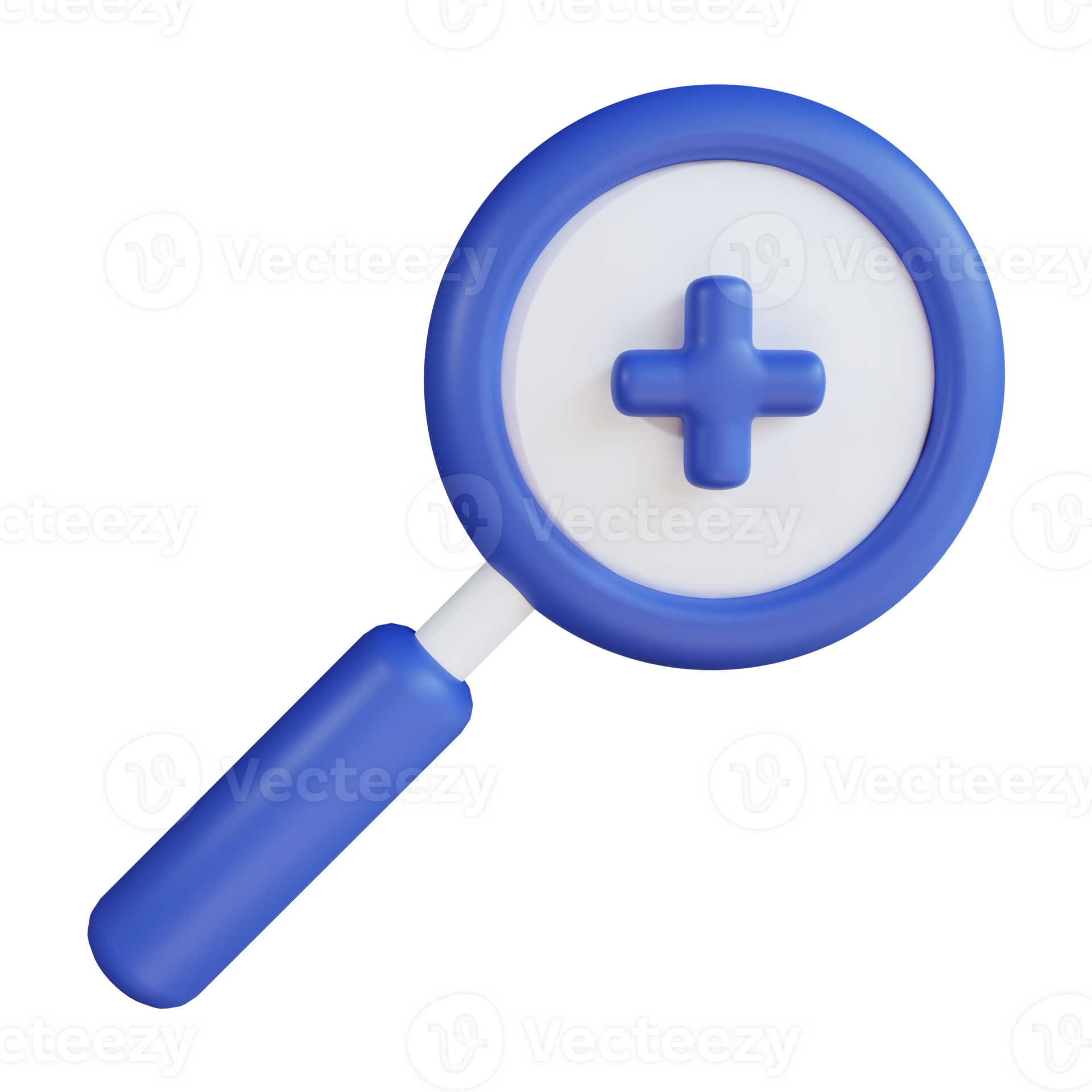 3d icon zoom in isolated on transparent background 24109381 PNG