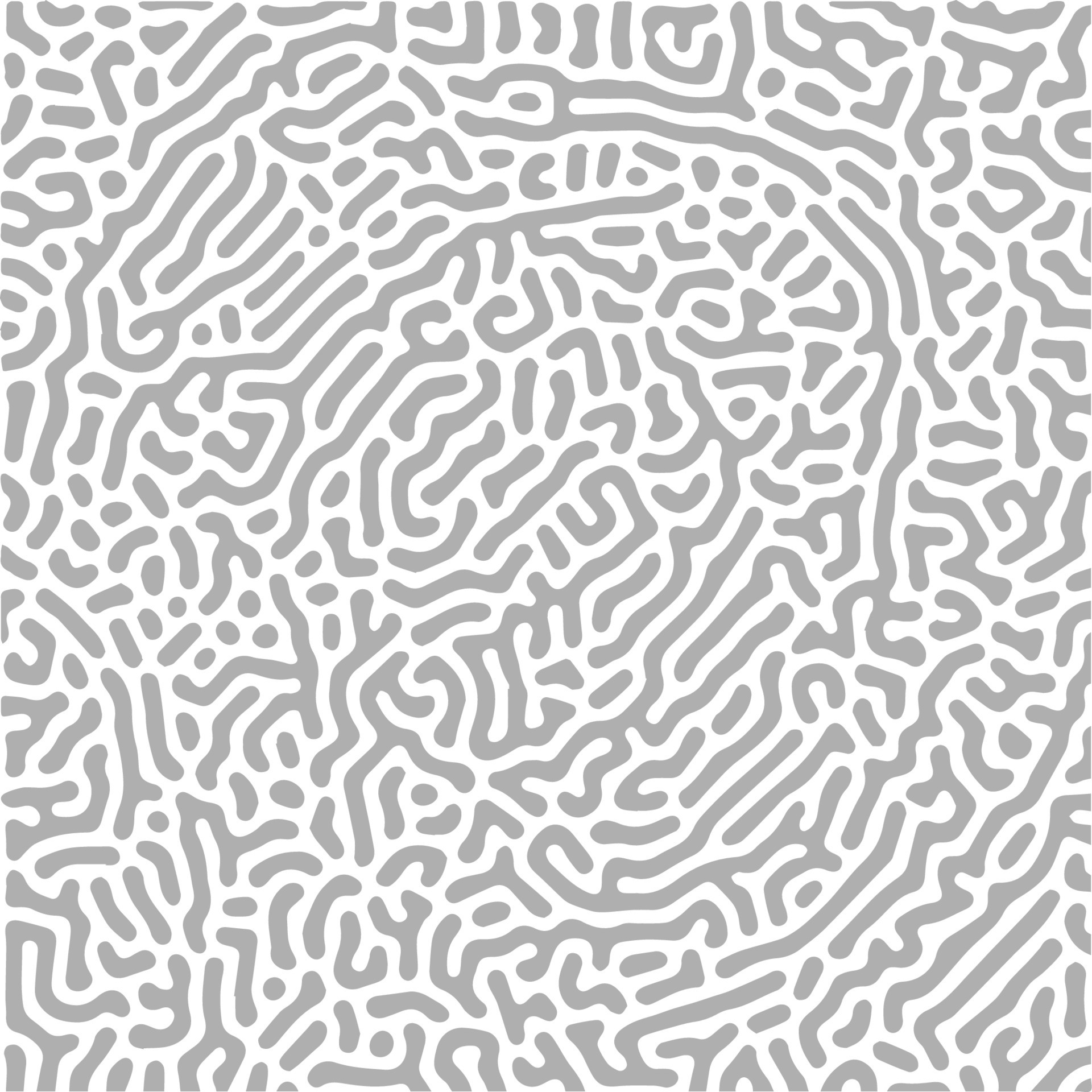 Monochrome reaction diffusion Organic spiral circular shapes abstract ...