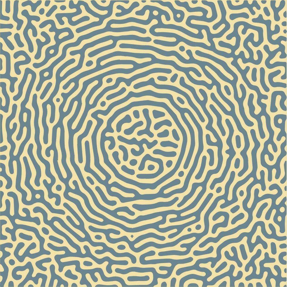 Monochrome Reaction Diffusion Organic Spiral Circular Shapes Abstract