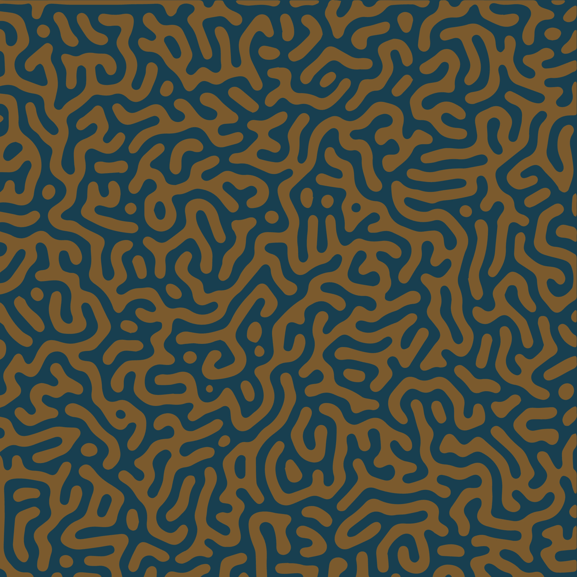 Monochrome Reaction Diffusion Organic Turing Pattern Background