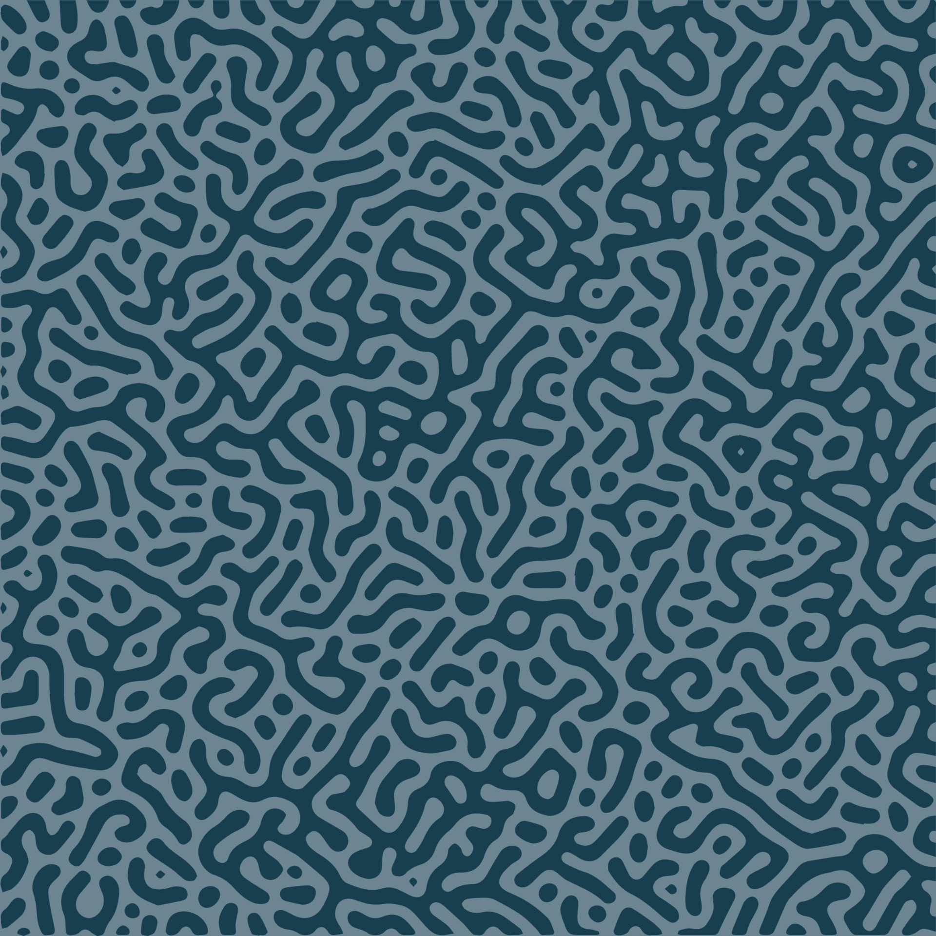 Monochrome Reaction Diffusion Organic Turing Pattern Background