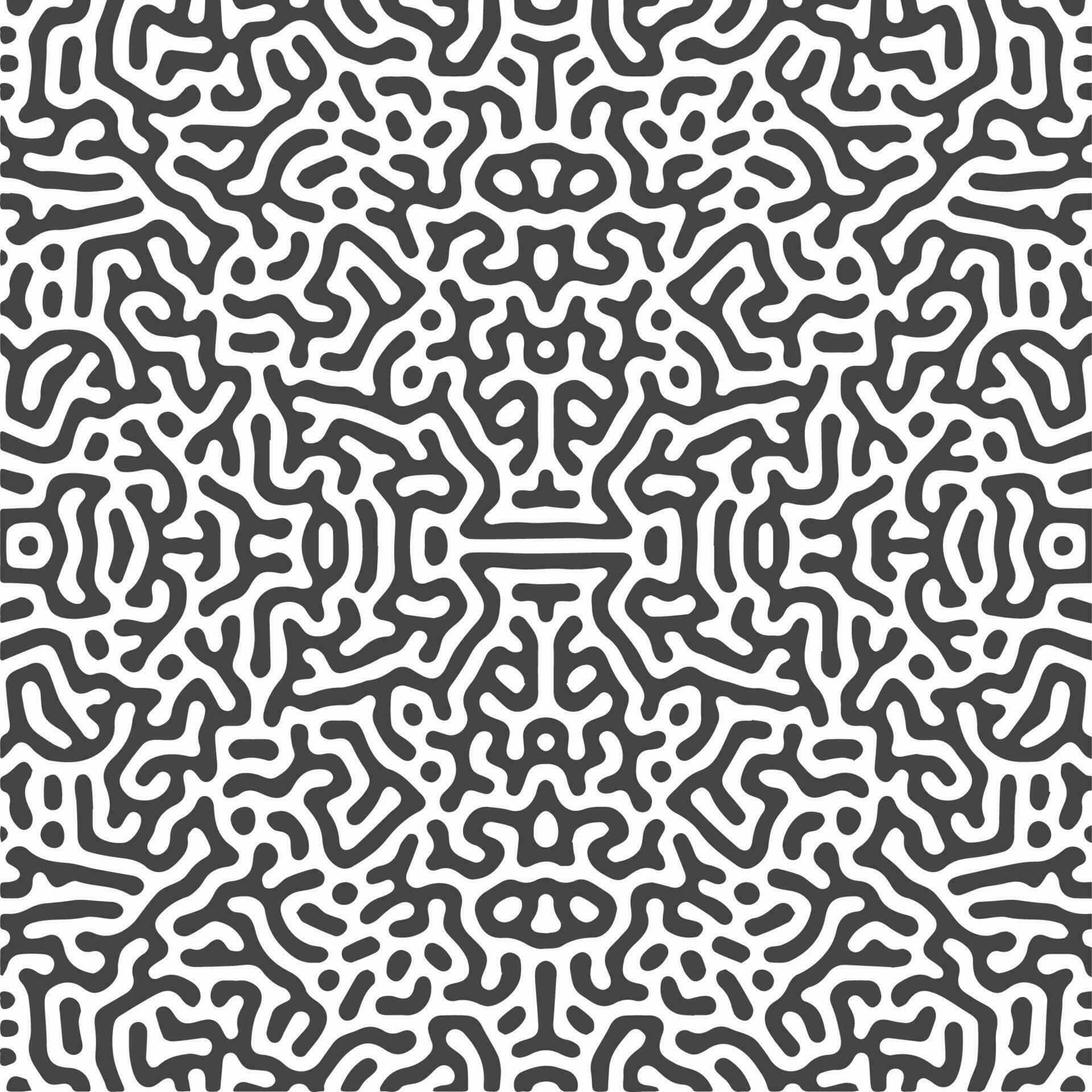 Monochrome Reaction Diffusion Organic Turing Pattern Background 24110528 Vector Art At Vecteezy