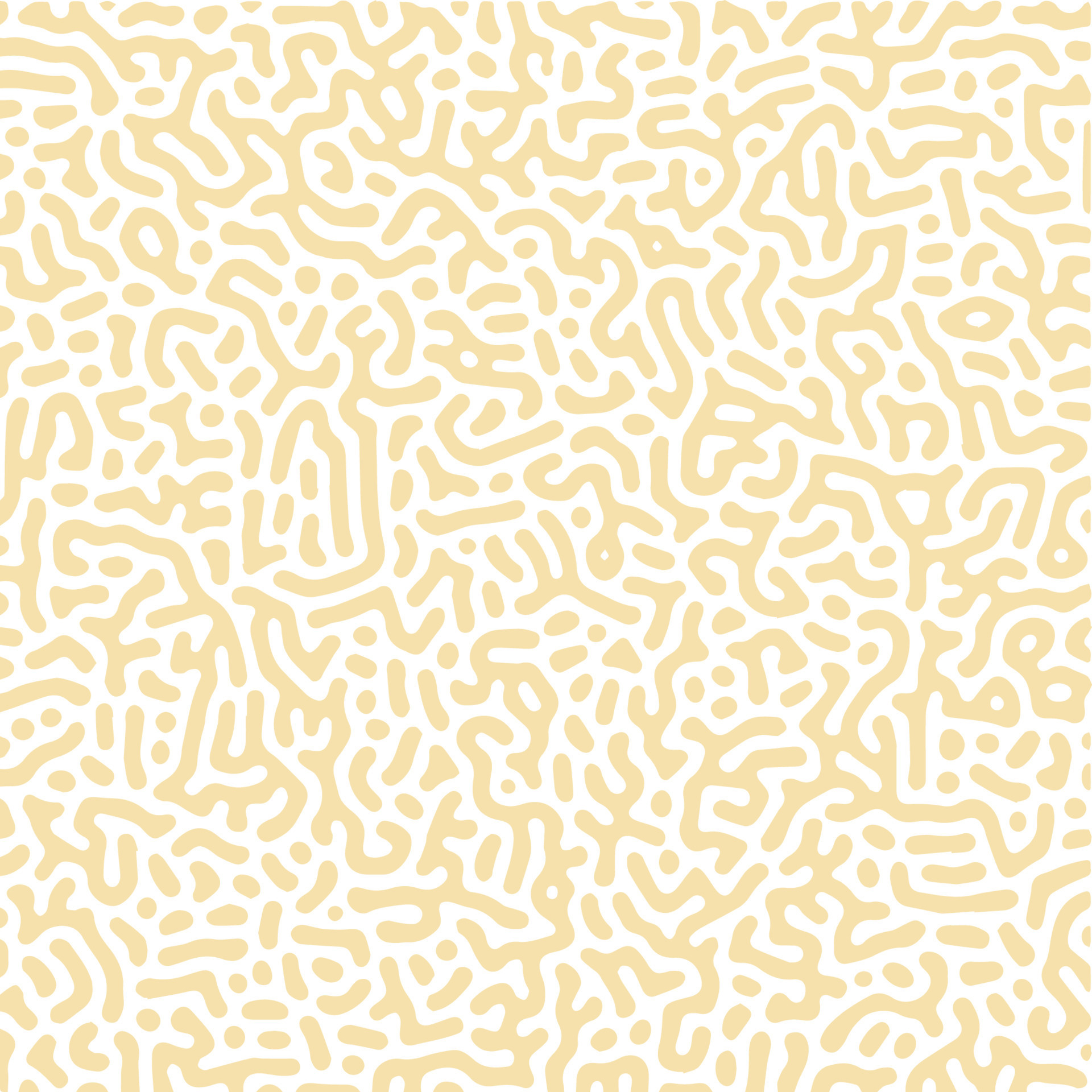 Monochrome Reaction Diffusion Organic Turing Pattern Background