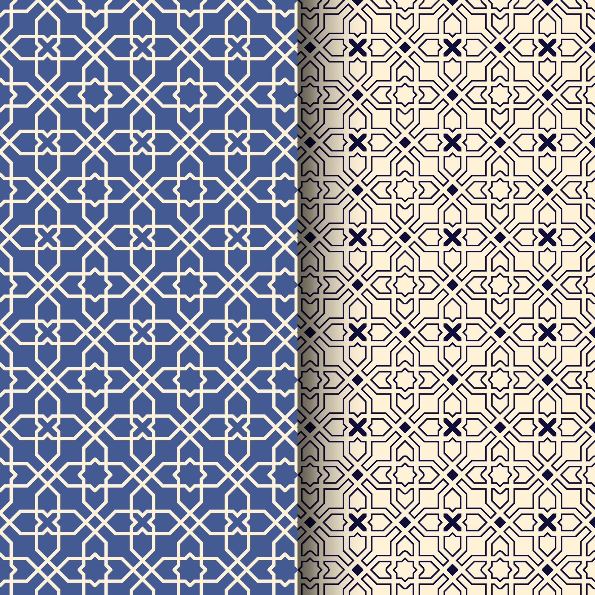 Abstract Islamic arabic seamless geometric pattern vector 24110615 ...