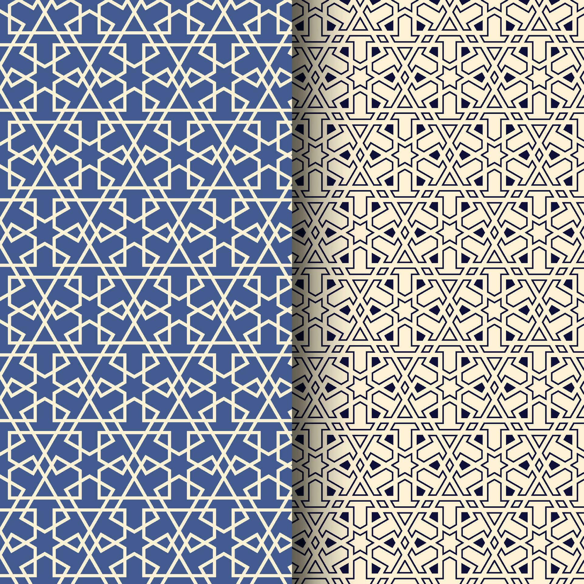 Abstract Islamic arabic seamless geometric pattern vector 24110629 ...