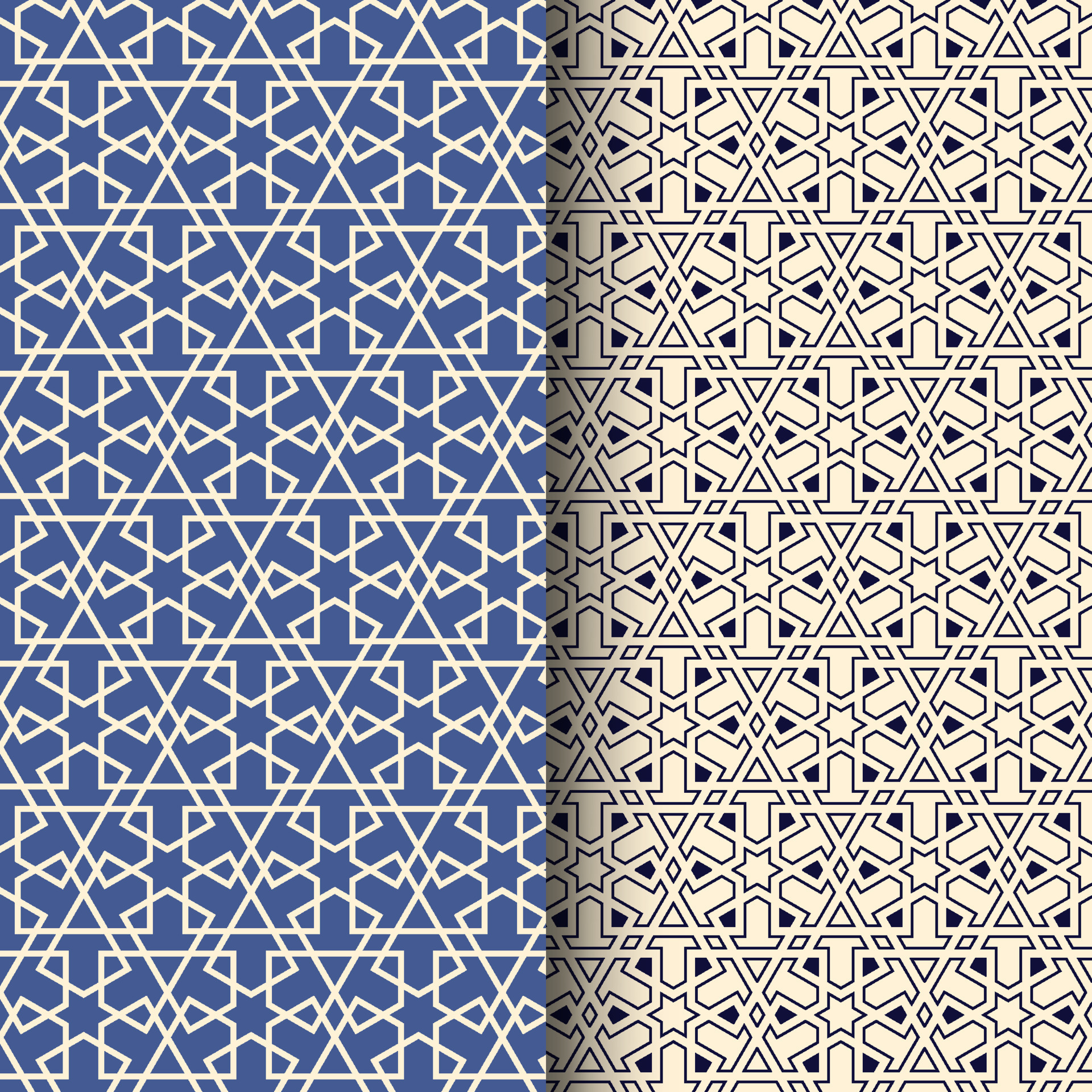 Abstract Islamic arabic seamless geometric pattern vector 24110629 ...