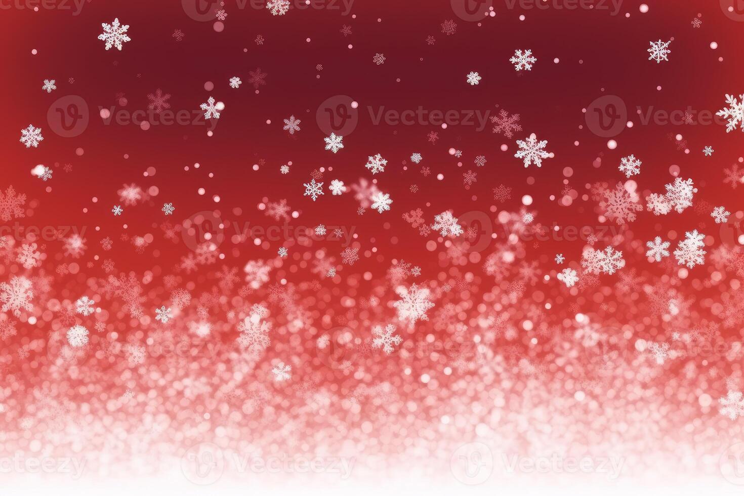 Snow red christmas background. Generate AI 24115305 Stock Photo at Vecteezy