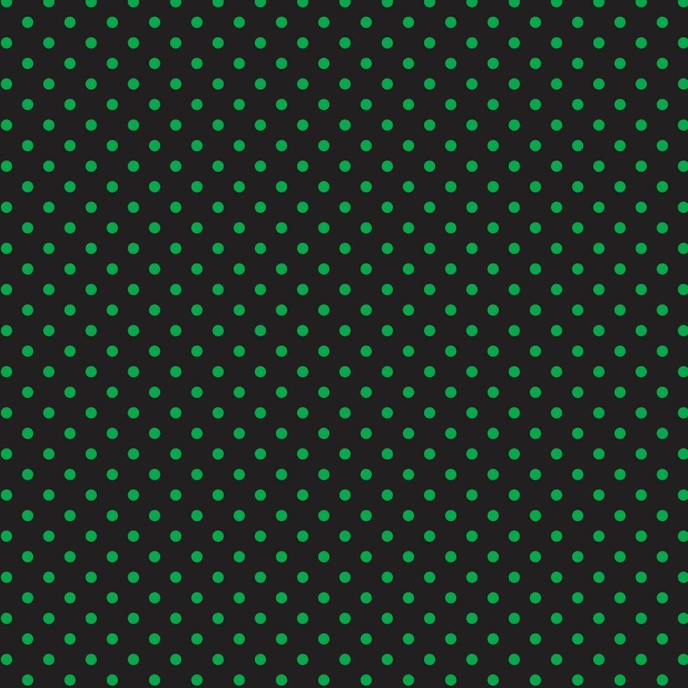 modern abstract smalle green polka dot pattern on black background ...