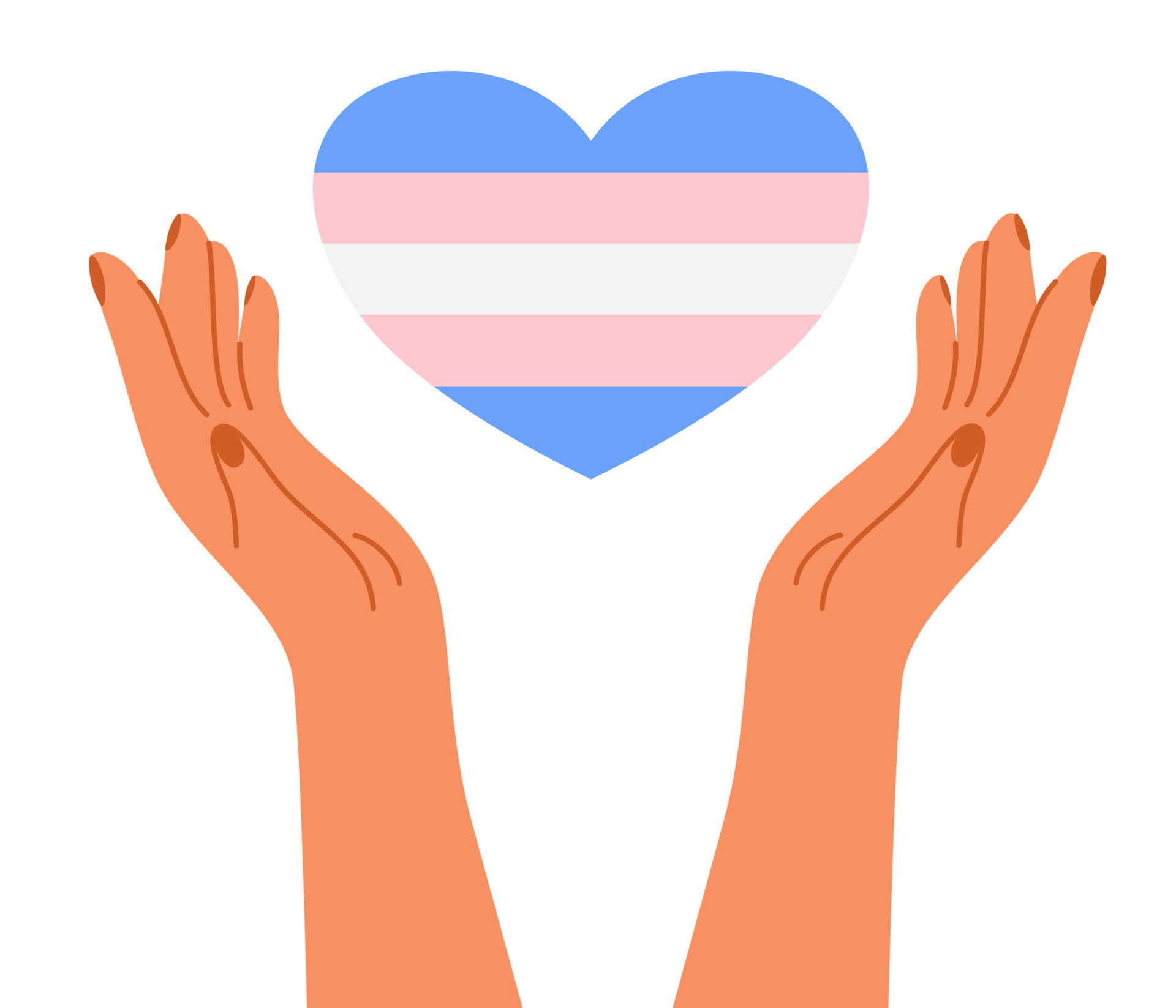 Two Hands Hold Heart In Lgbt Flag Colors Concept Of Lgbt Pride Lgbtq Freedom Of Choice