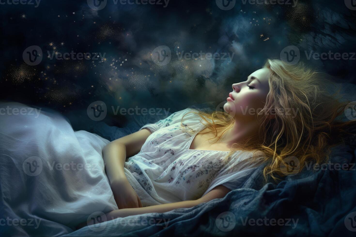Fantasy dream girl tale. Generate Ai 24116720 Stock Photo at Vecteezy