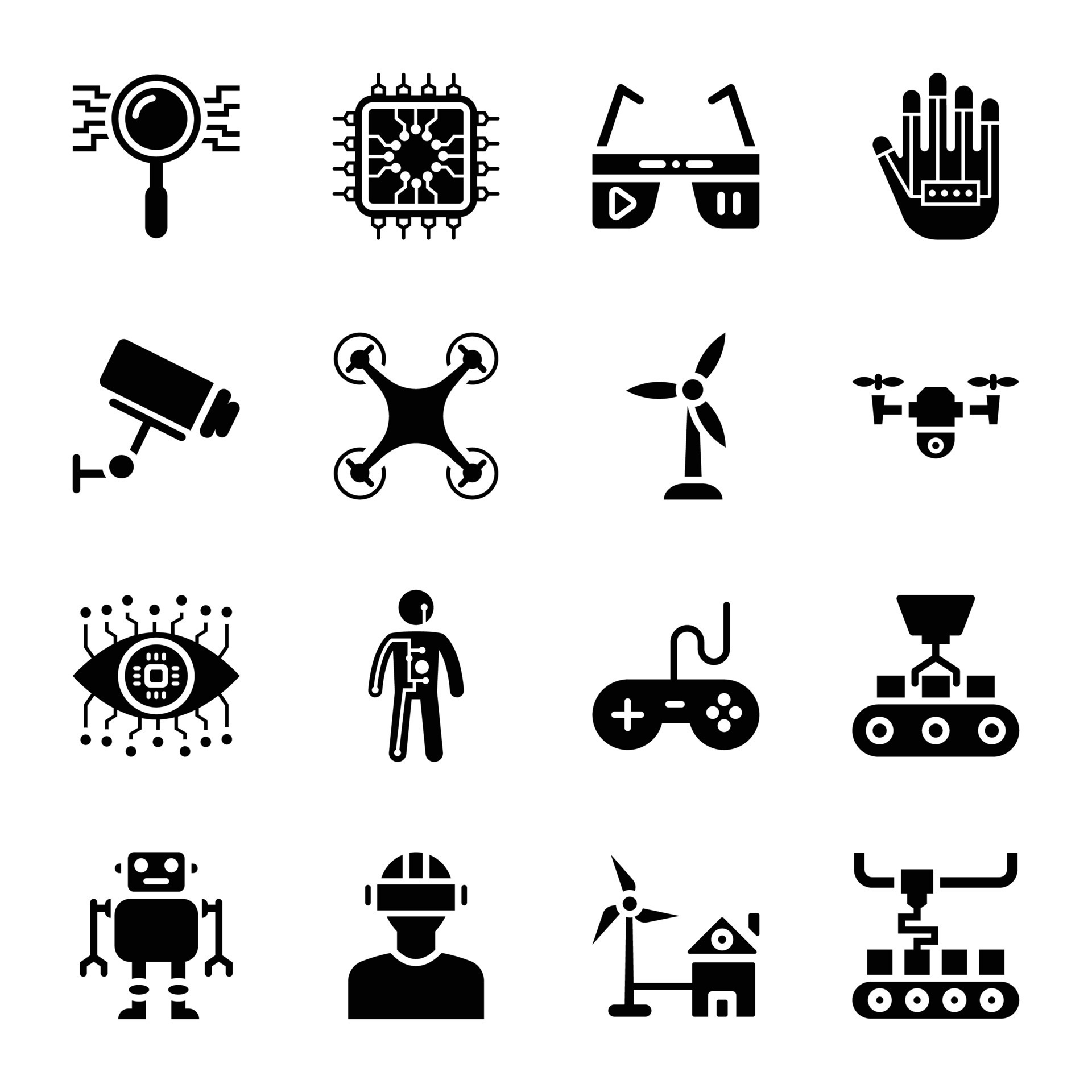 Artificial Intelligence Glyph Vector Icons 24119353 Vector Art at Vecteezy Artificial Intelligence Glyph Vector Icons 24119353 Vector Art at Vecteezy