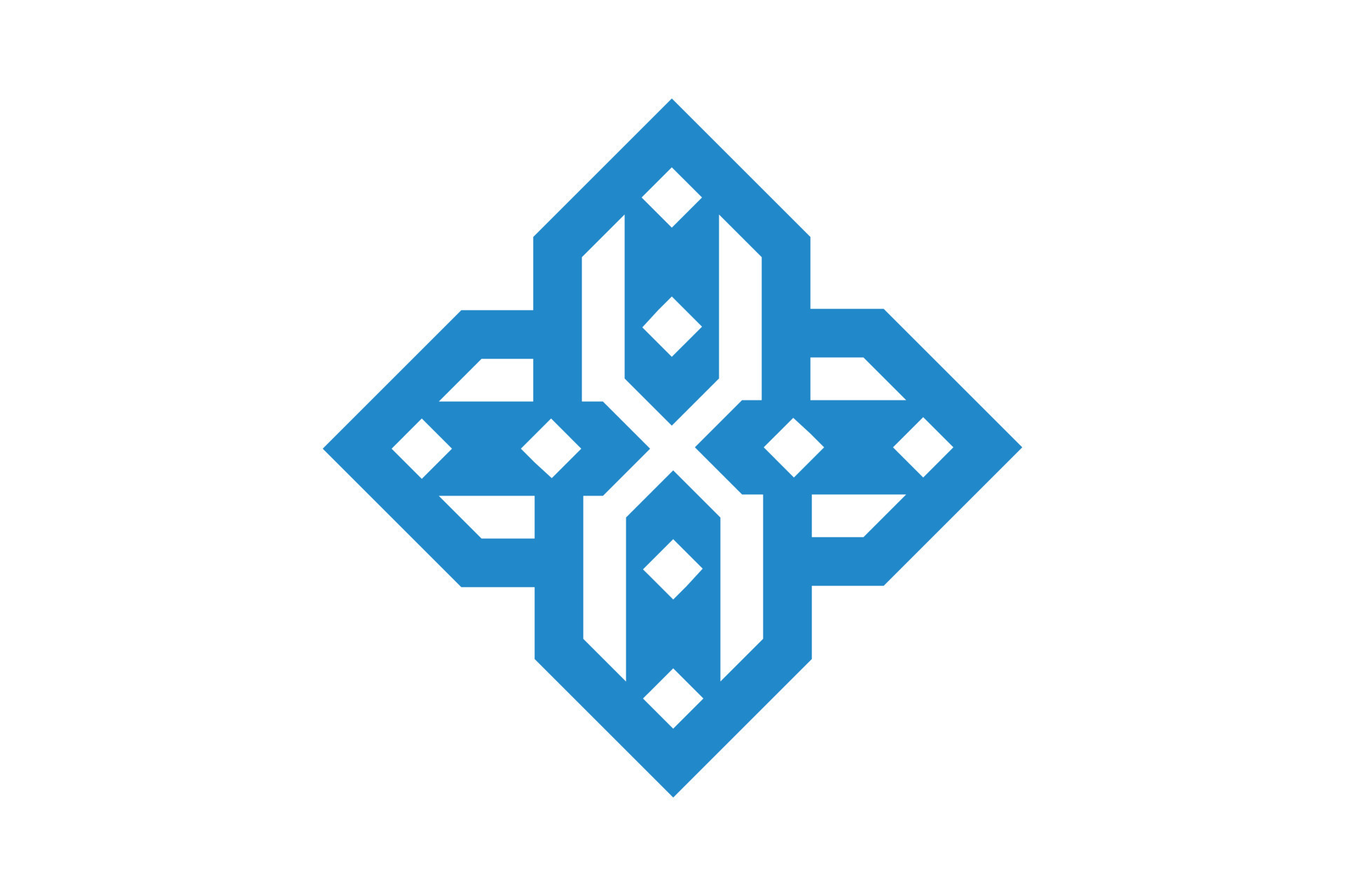 Vector Four arrows pointing icon. Four arrows pointing from the center ...