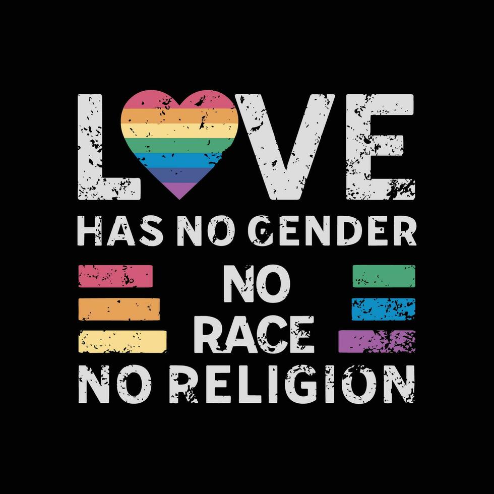 Love Has No Gender No Race No Religion 24124521 Vector Art At Vecteezy