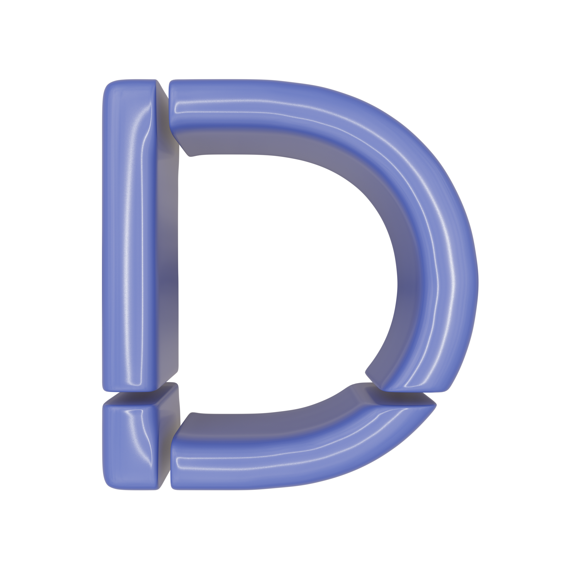 a capital carta d dentro uma azul brilhante pele couro textura estilo, png transparente fundo ...