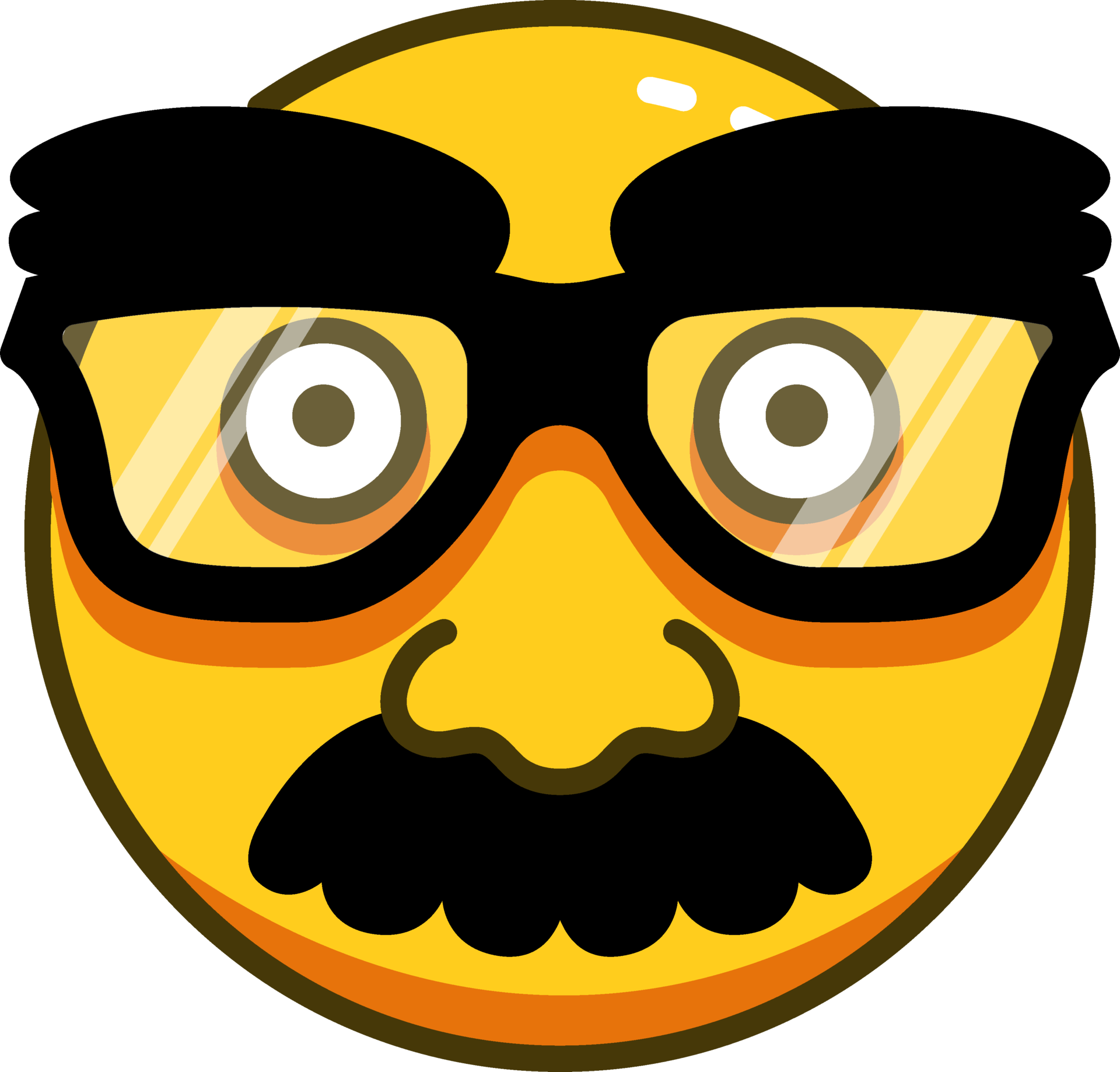 Cute Emoji with Line Style 24125529 PNG