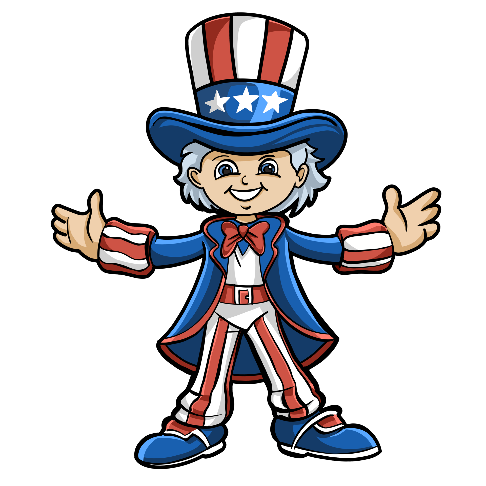 cute patriot uncle sam celebrate 4th of july 24127037 PNG