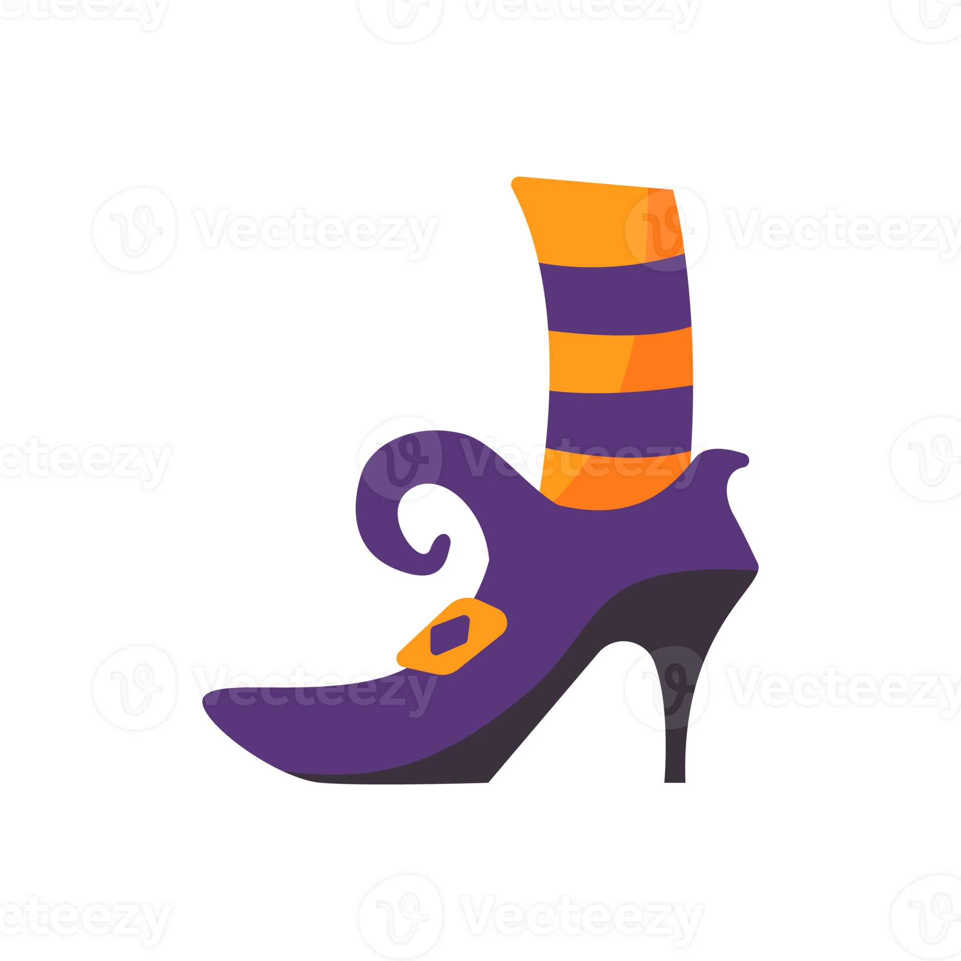 Witch shoes. magic shoes Little wizard's costume at a Halloween party ...