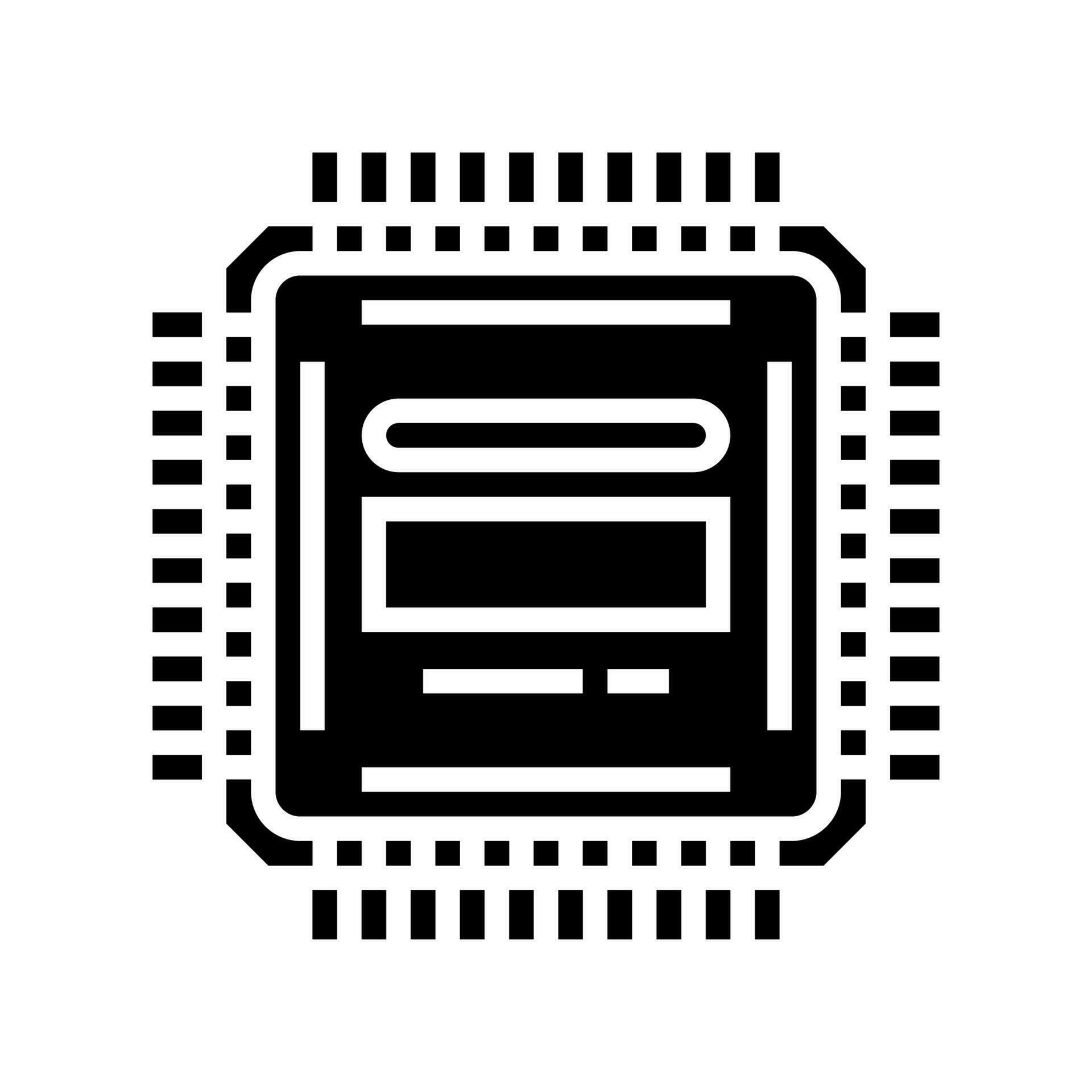 microcontroller electronic component glyph icon vector illustration 24130600 Vector Art at Vecteezy