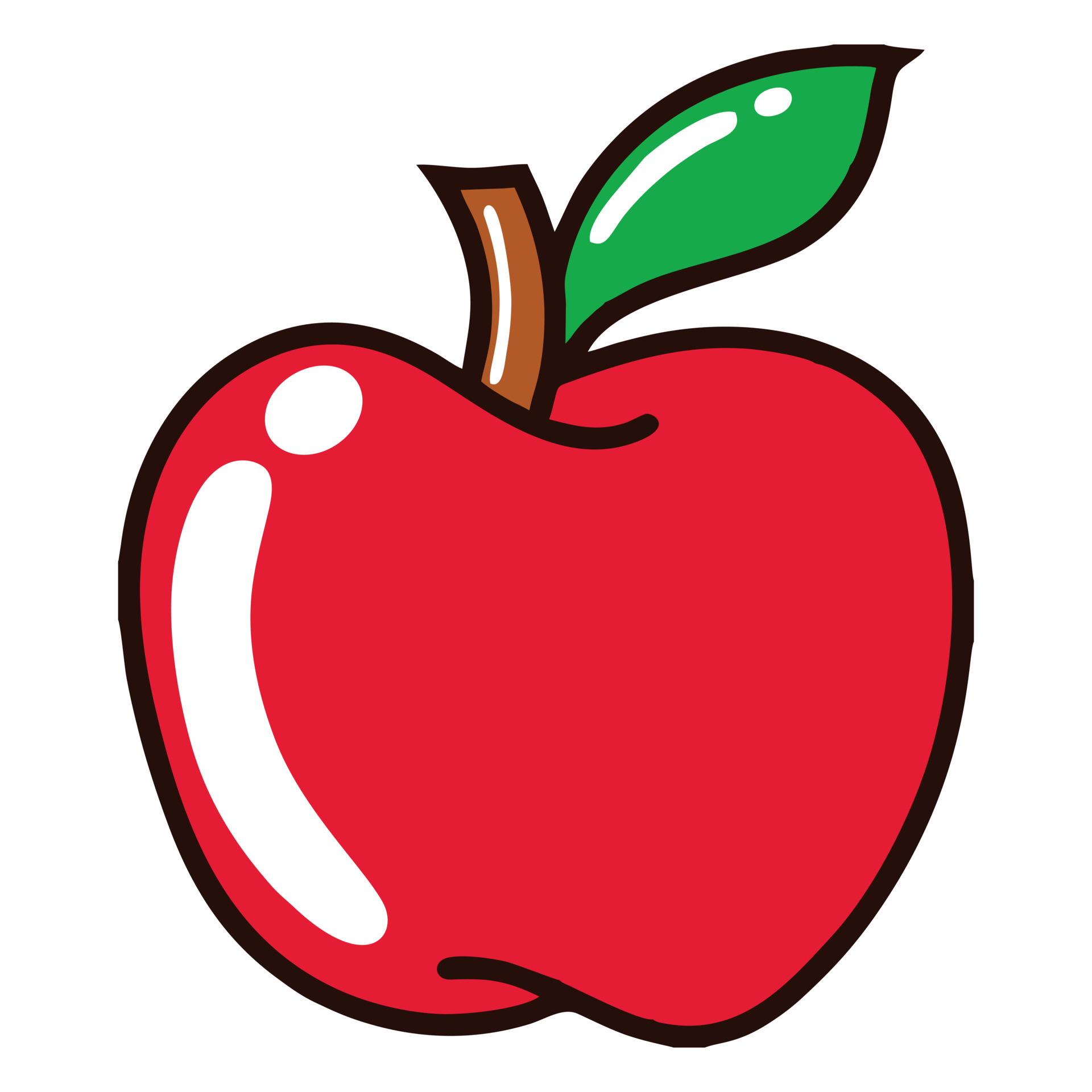 Red Apple Isolated On White Background Vector Illustration Eps 10 Illustration Of An Apple
