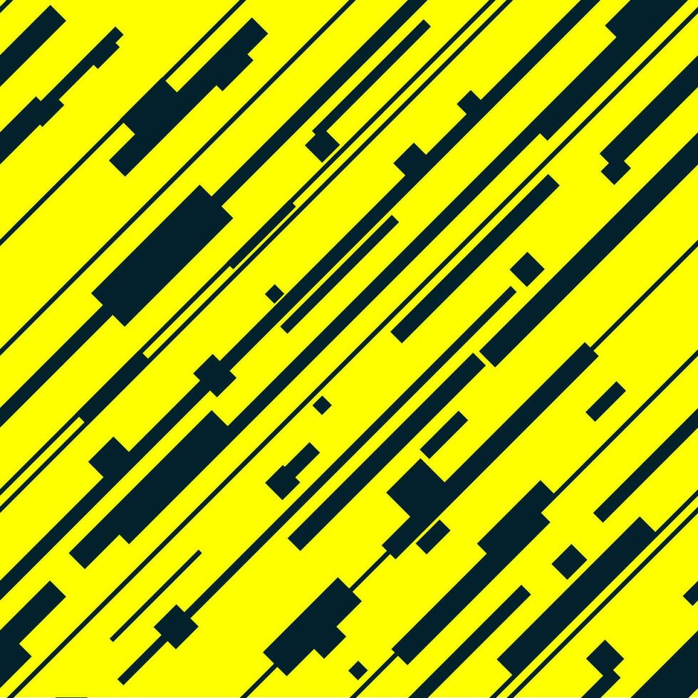 Cyberpunk Yellow Seamless Pattern Futuristic Graphic For Textiles