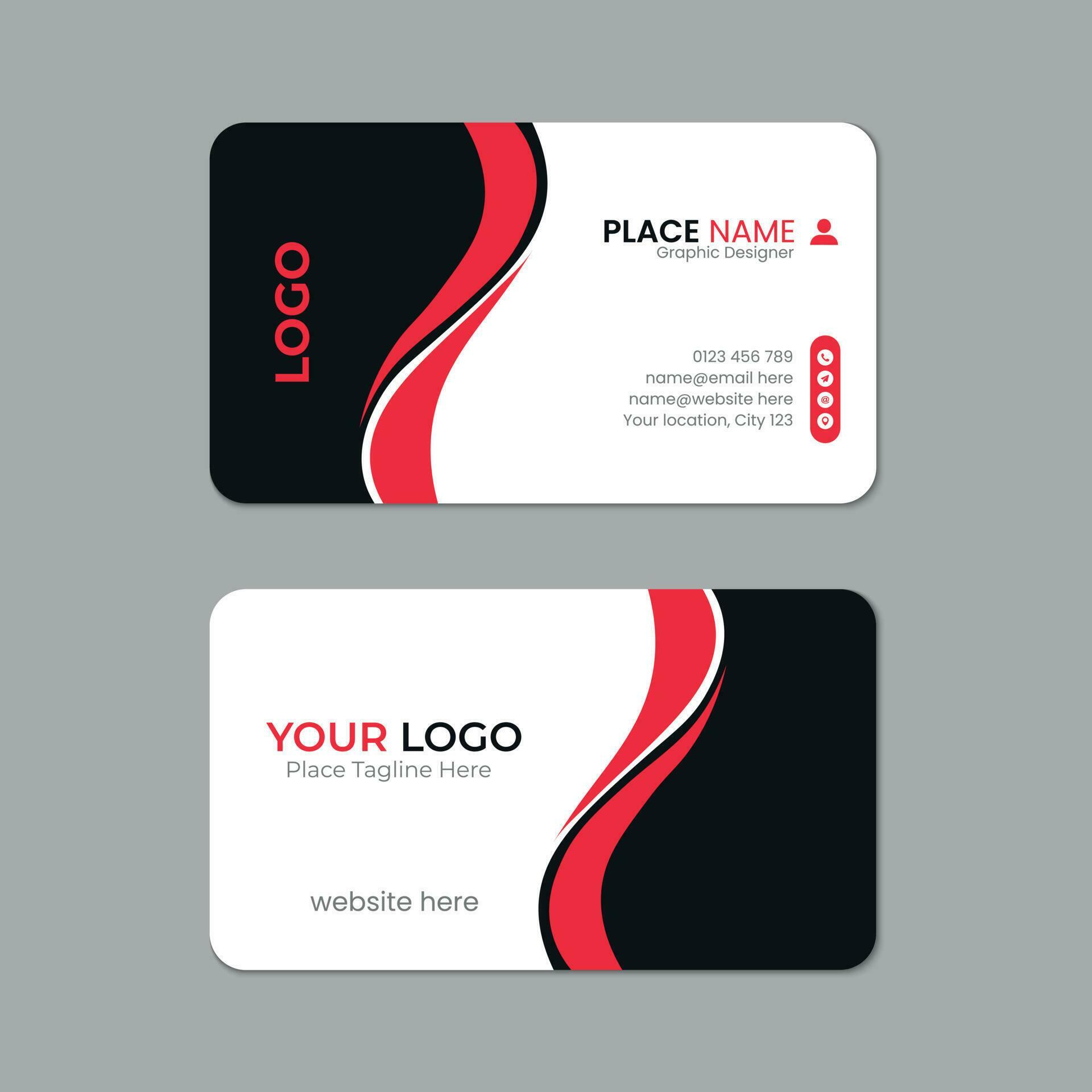 Business card template design with texture and pattern, visiting card ...